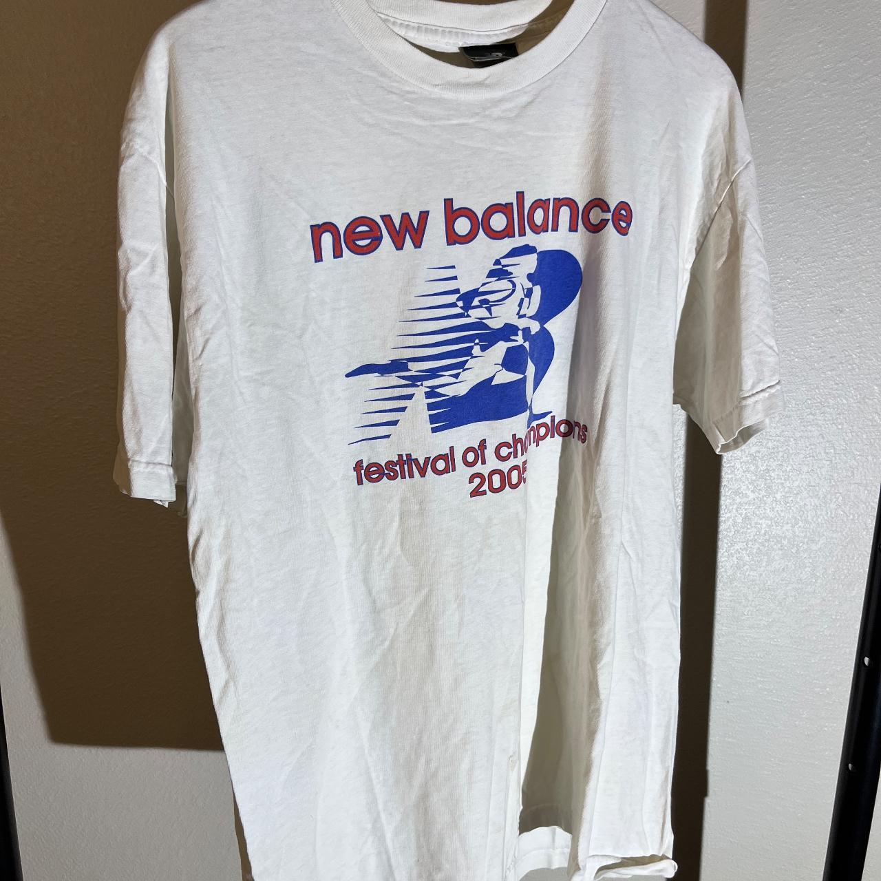 Vintage New Balance Tee Great Shirt! Selling at... - Depop