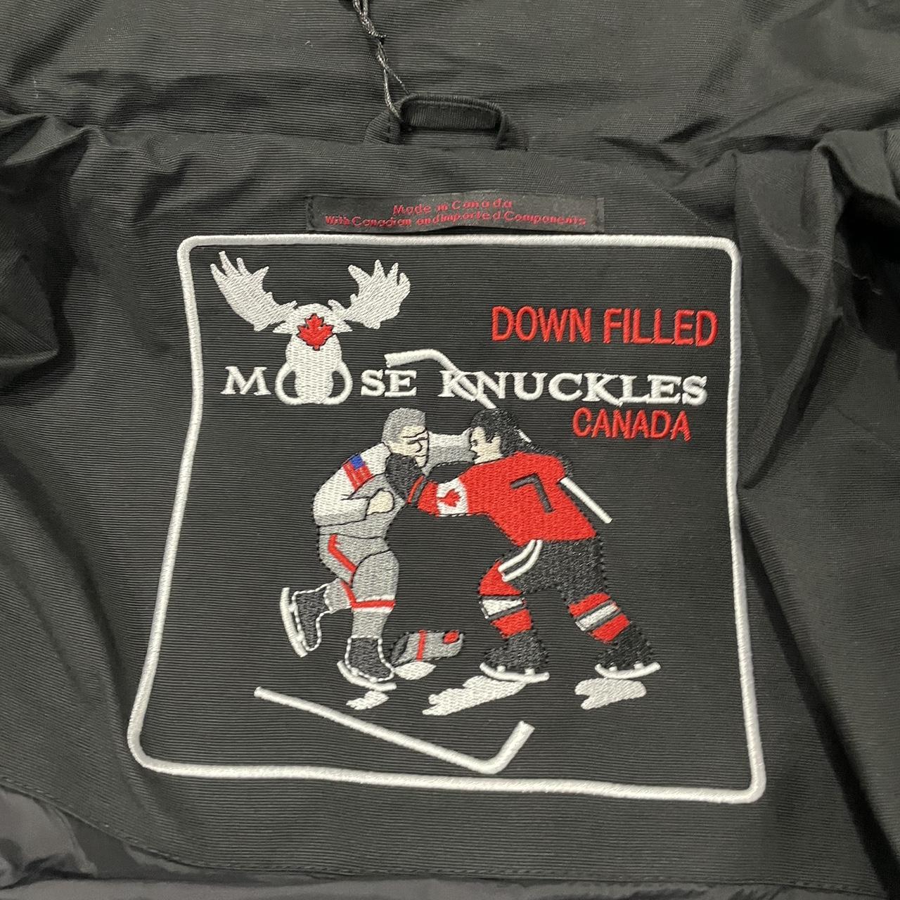 Brand new moose knuckles jacket size M - Depop