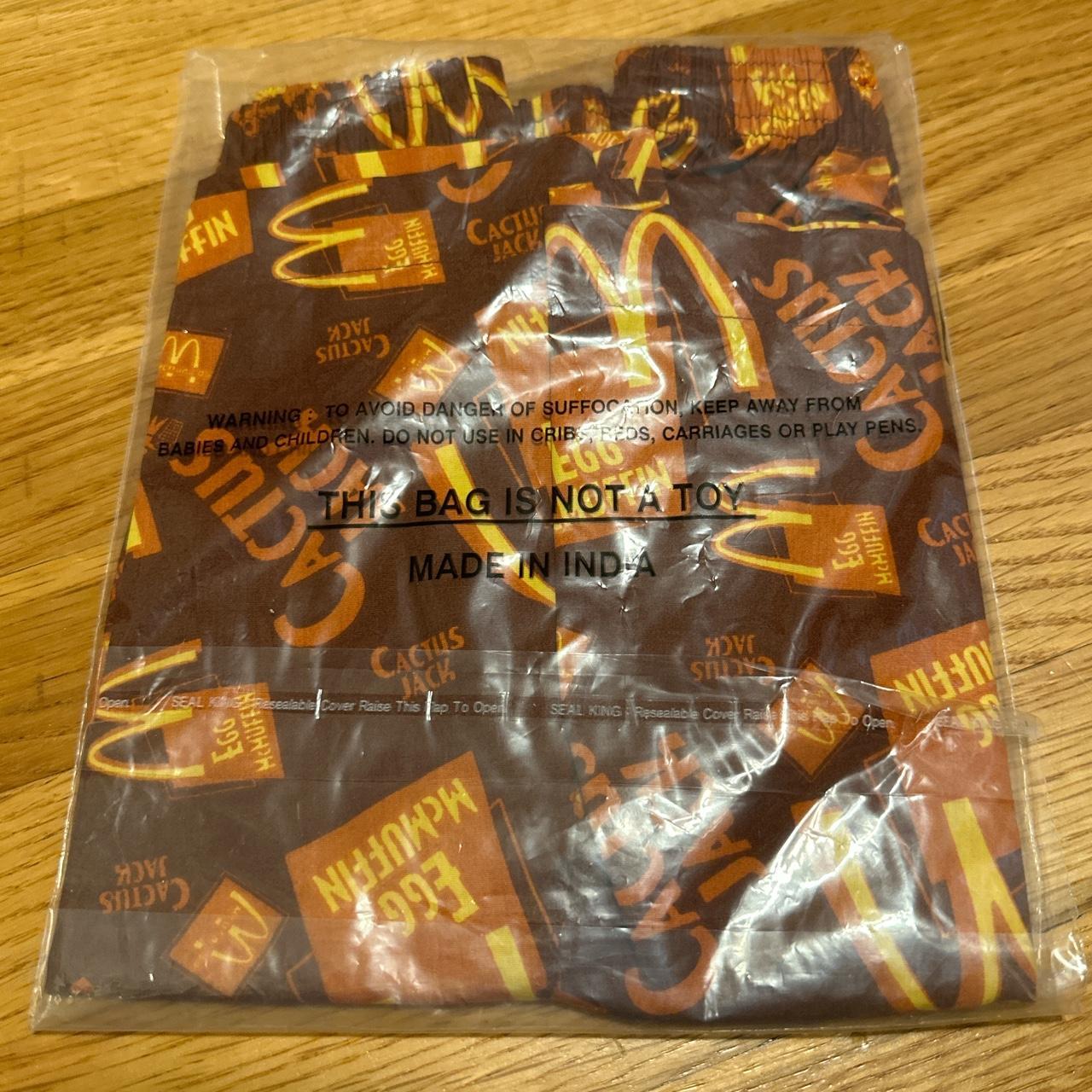 small travis scott mcdonald’s breakfast boxers - Depop