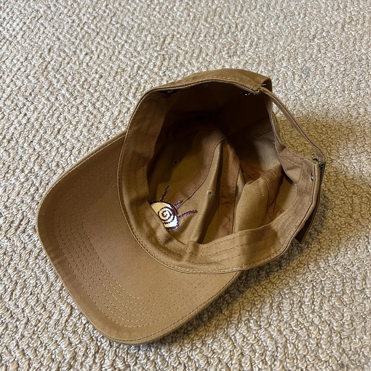 Tre Burt Embroidered Mustard Brown Baseball... | Depop