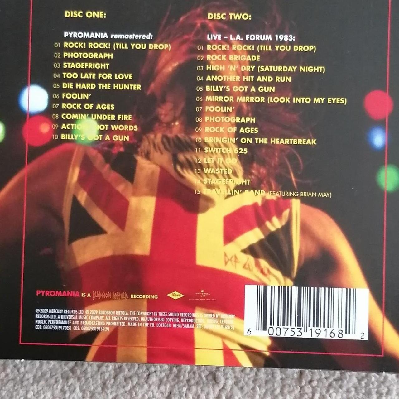 Def Leppard Pyromania special remastered 2 disc... - Depop