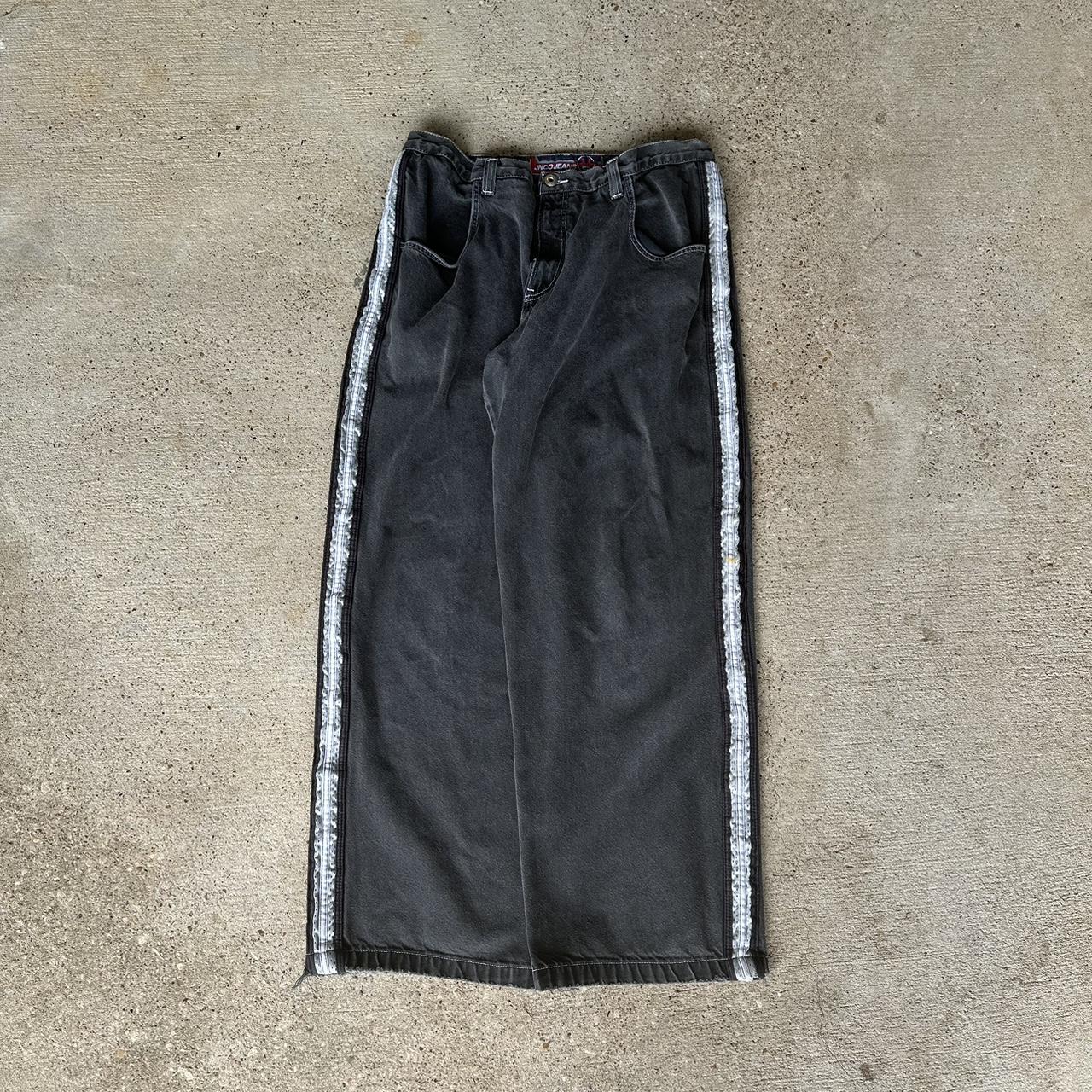 Black JNCOS JEANS striped crown Flaws shown ON... - Depop