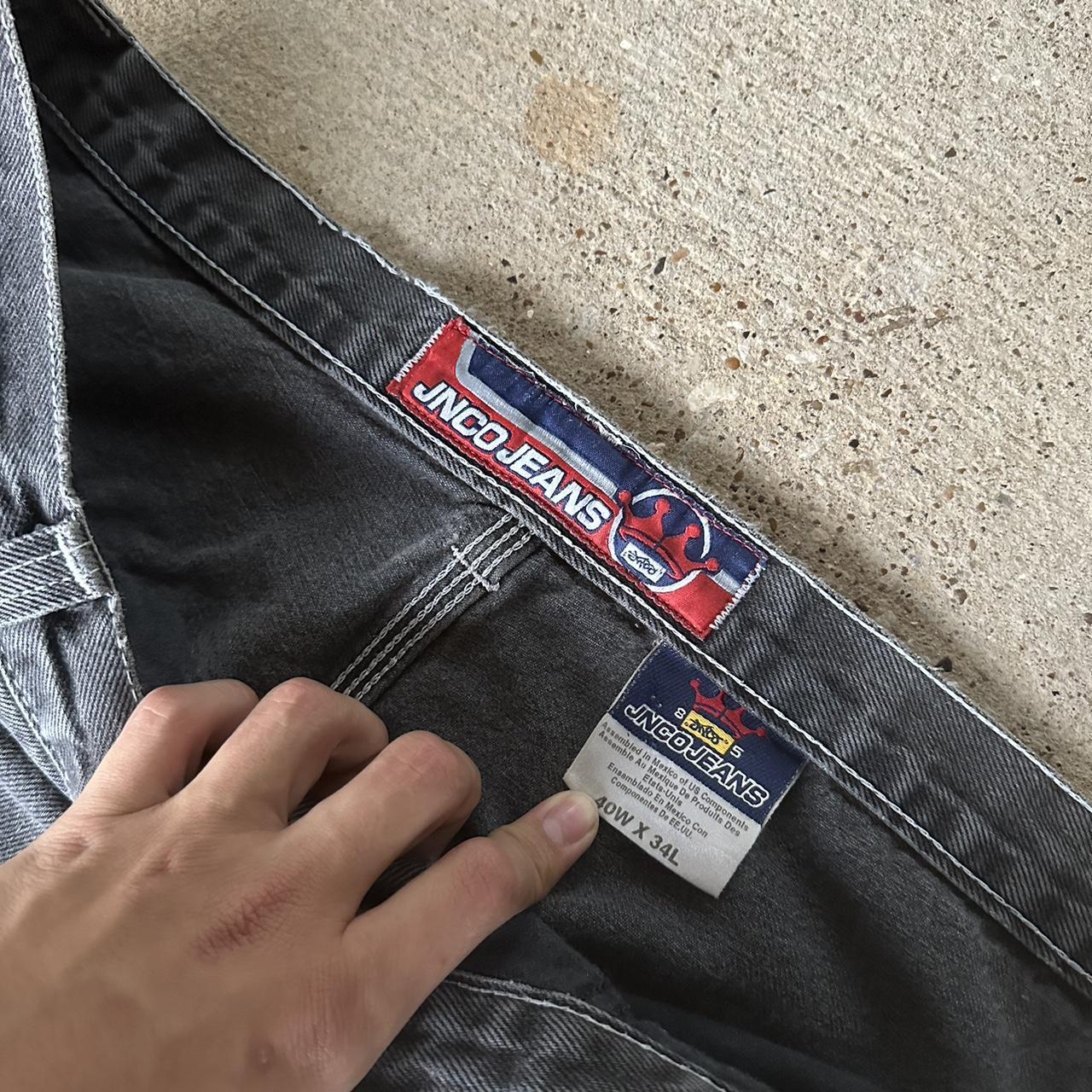 Black JNCOS JEANS striped crown Flaws shown ON... - Depop