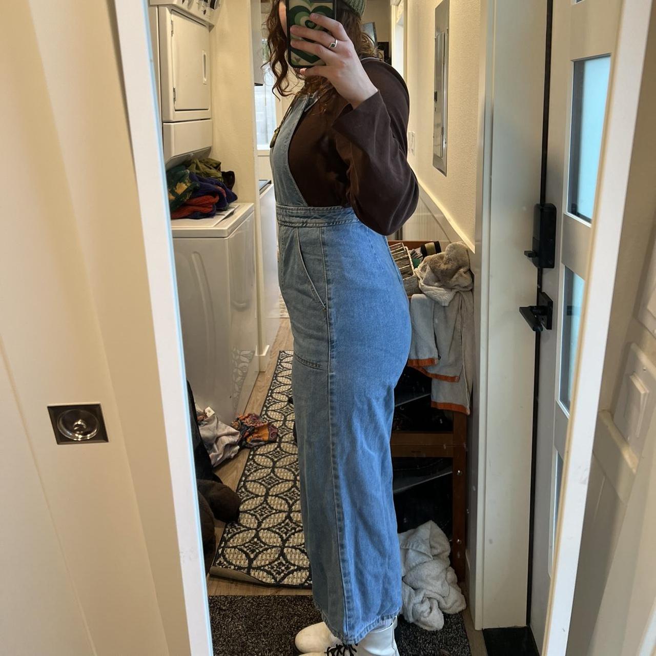 topshop overalls! only worn a couple times, in... - Depop