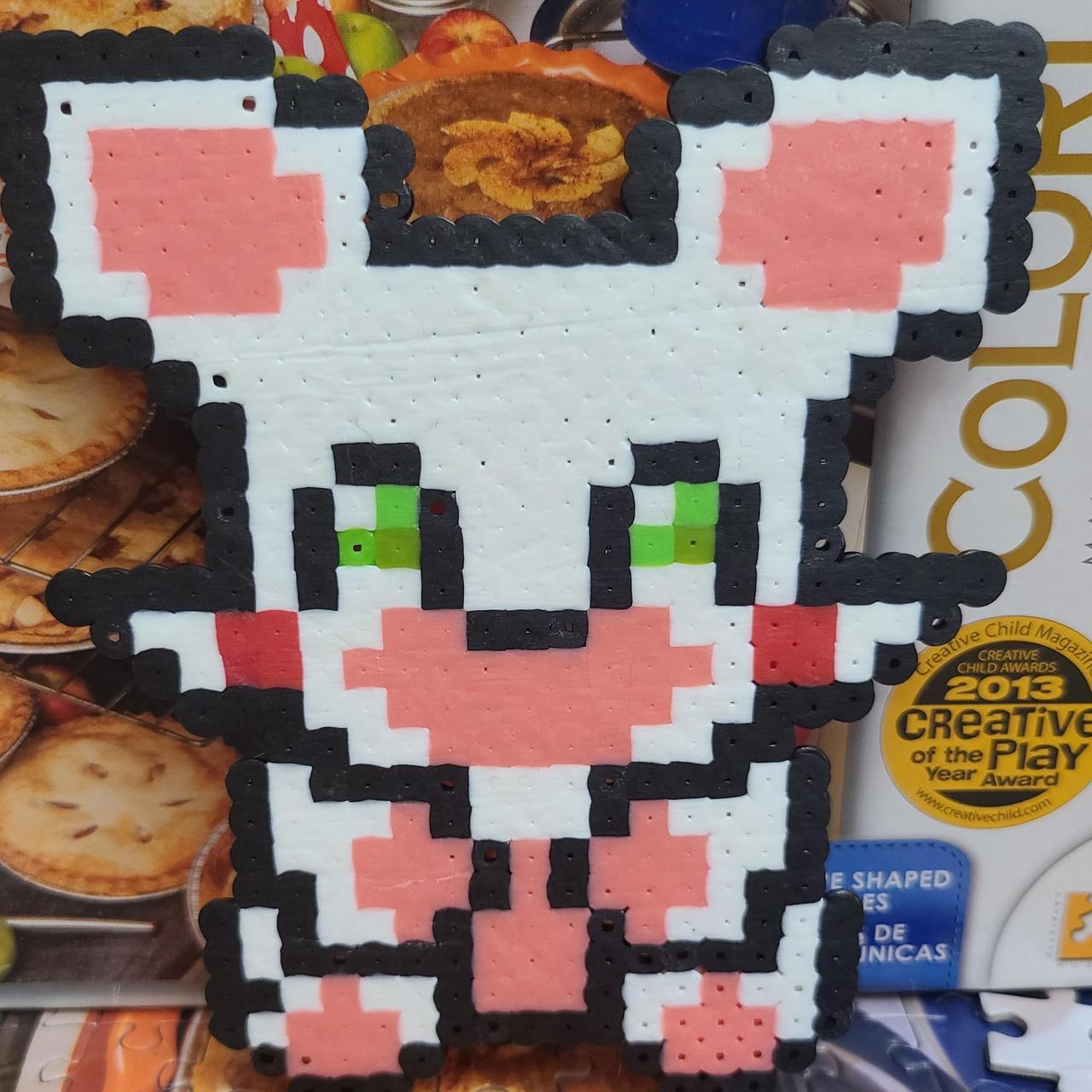 Perler Bead Mangle Plush - Depop