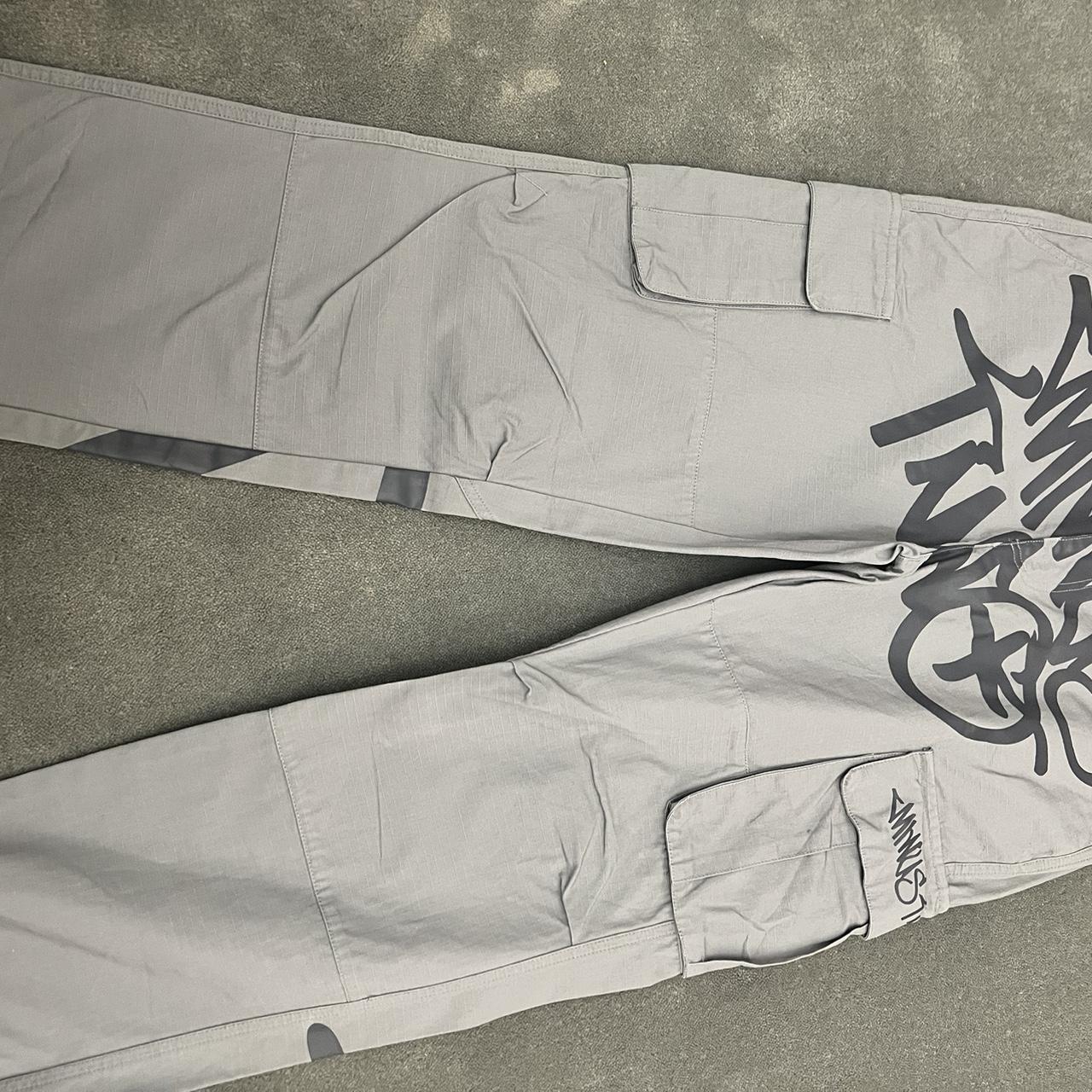 Grey minus two baggy cargos - Depop
