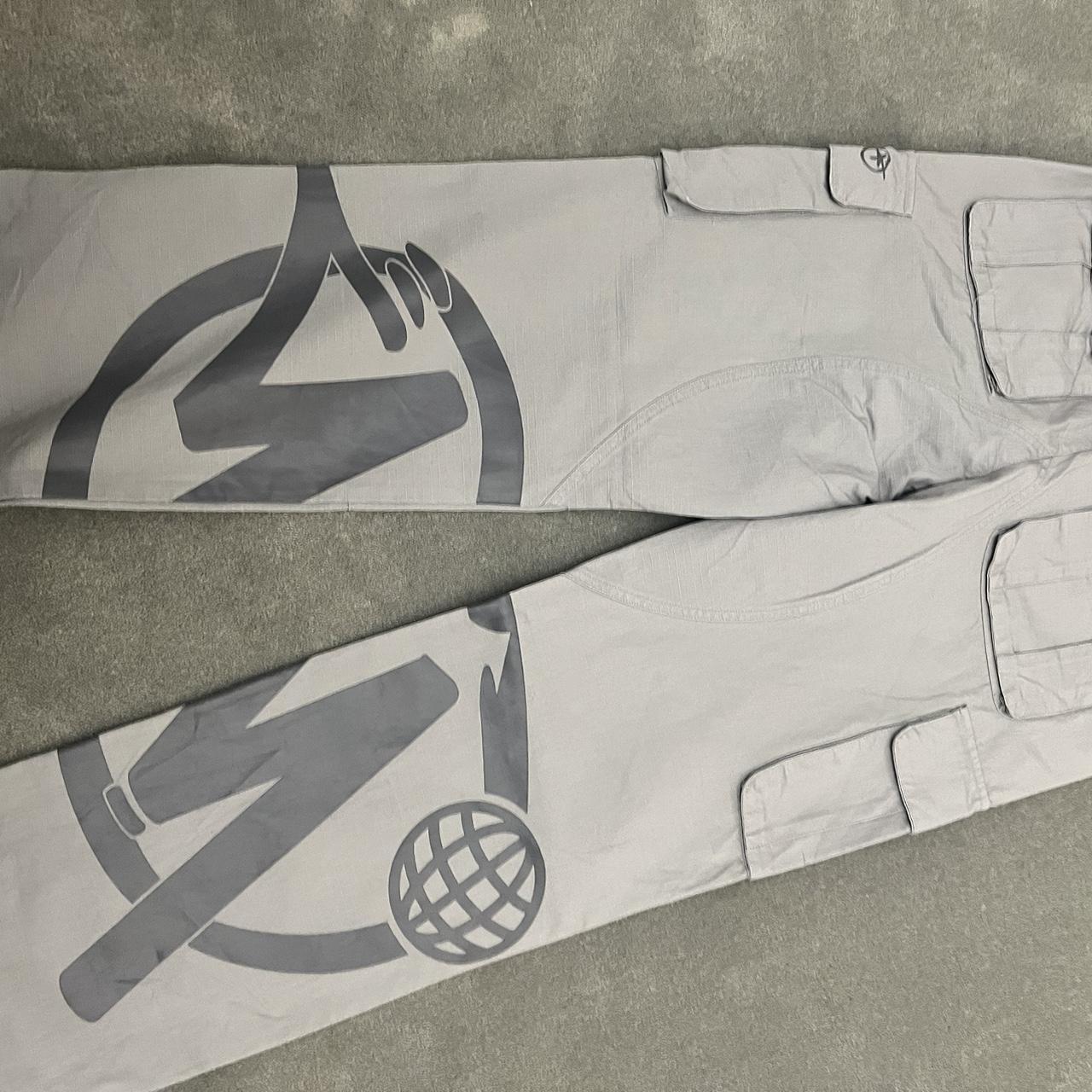 Grey minus two baggy cargos - Depop