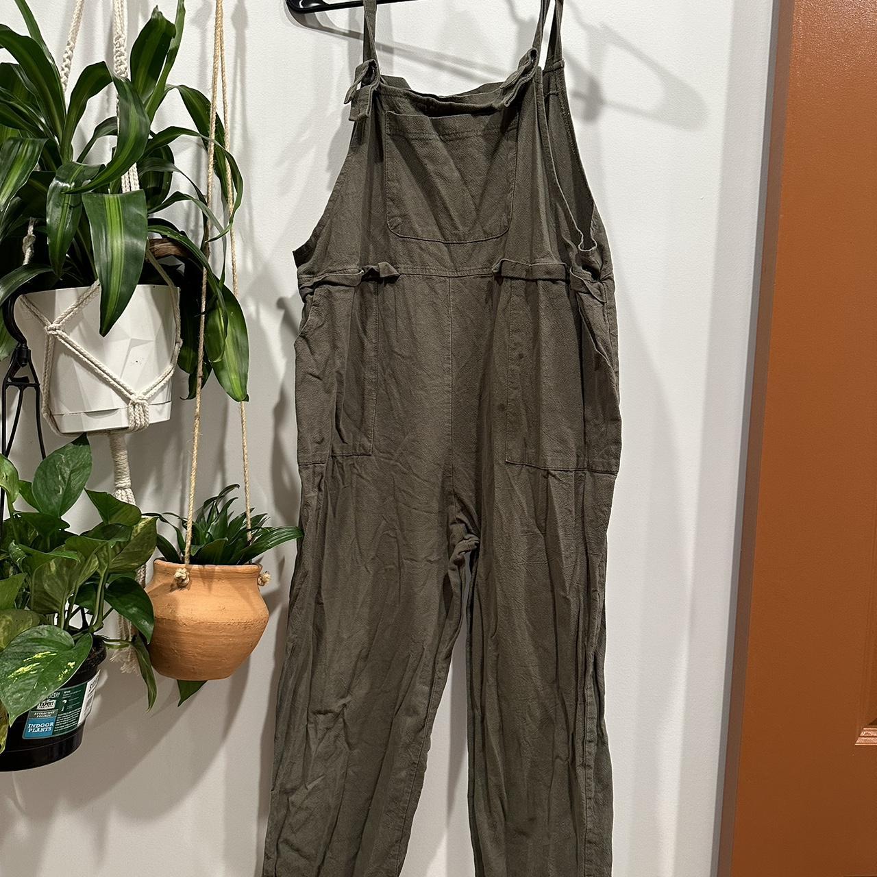 Cottagecore indie overall jumpsuit Very... - Depop