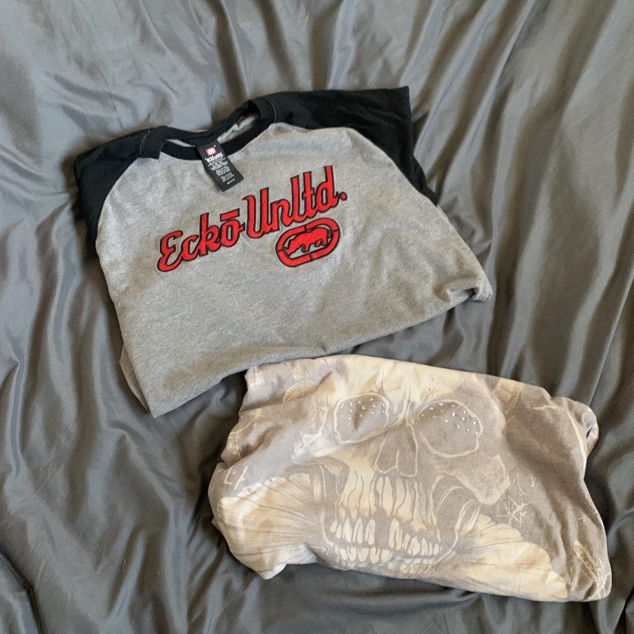 2 PIECE BUNDLE -Ecko Untld Baseball Style Tee (Red... - Depop