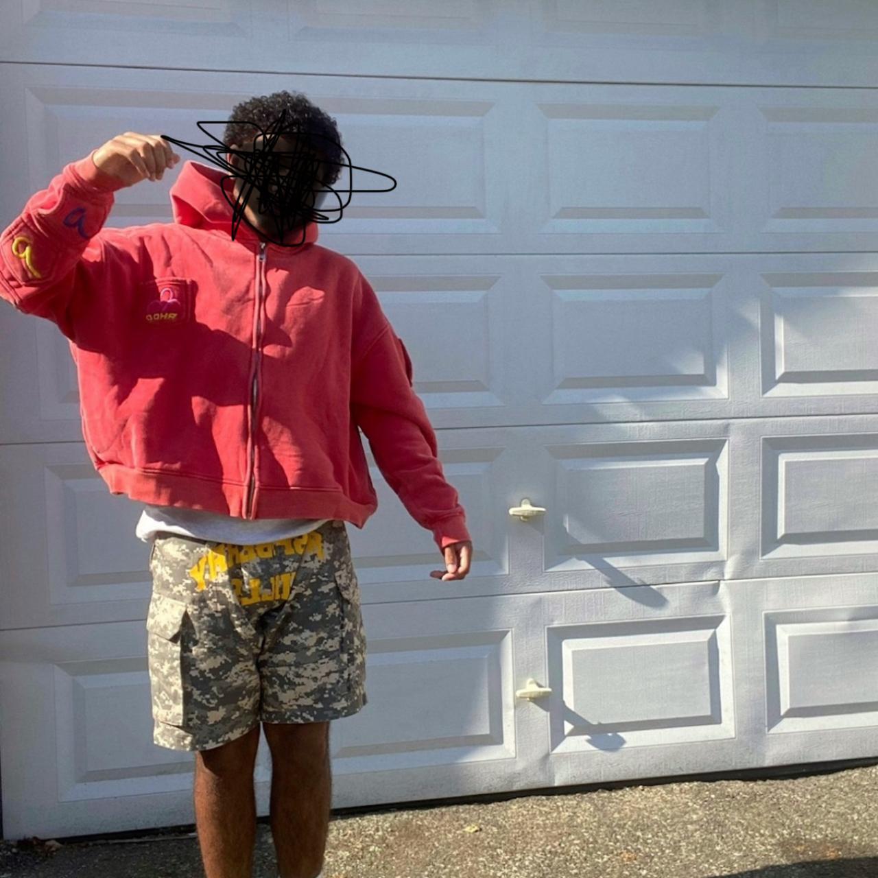 Hmddla X Gv Gallery hoodie fits oversized this... - Depop