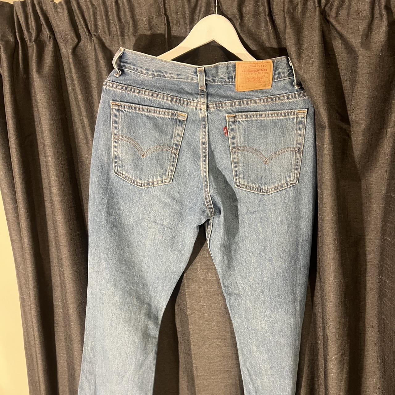 Size 10 Levi jeans, low rise bootcut jeans. Used... | Depop