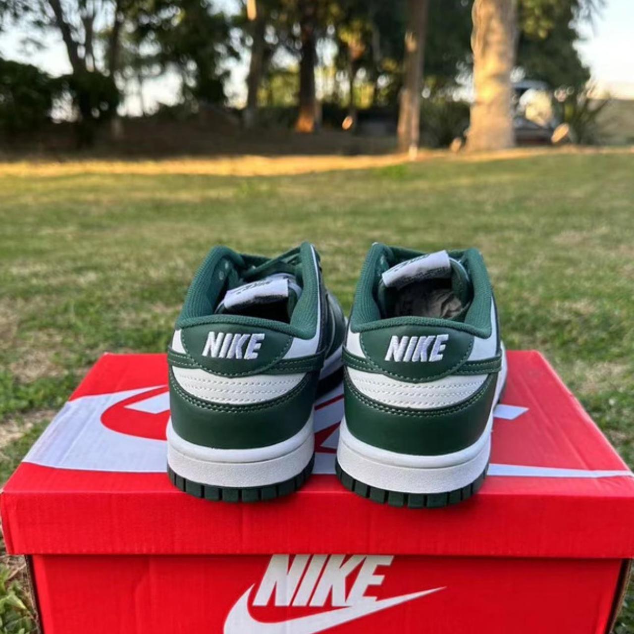 Nike Dunk Low Varsity Green Men's 100% brand new... - Depop