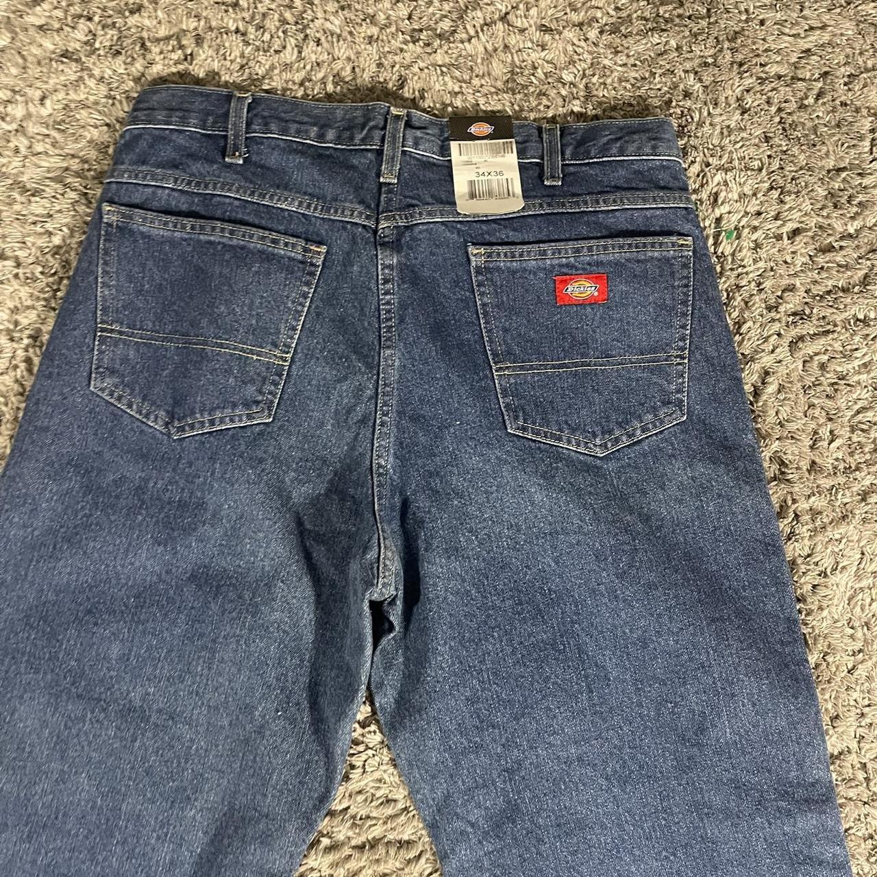 DICKIES new jeans with tags oversized flared size :... - Depop