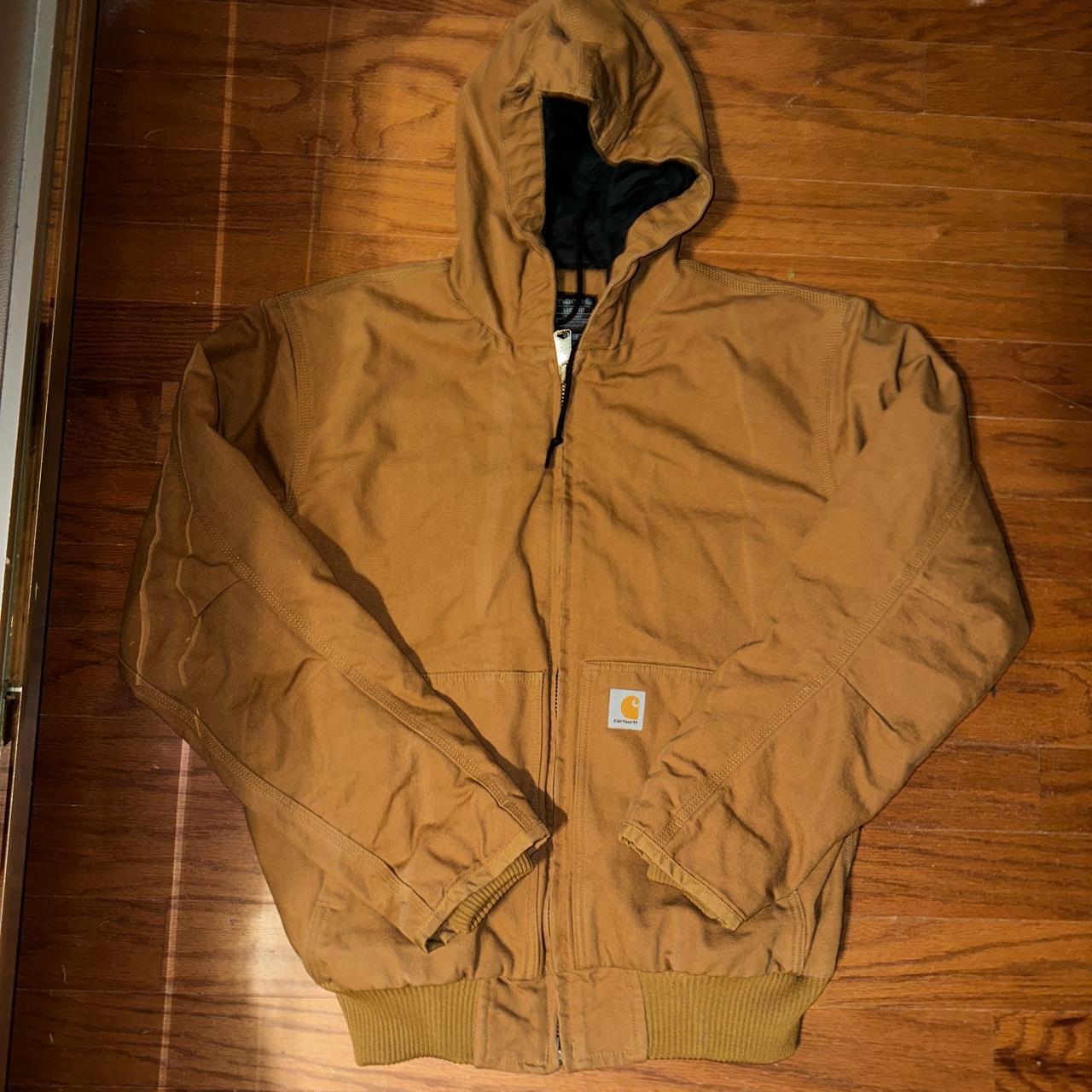 Carhartt J130 Medium Loose Fit Washed Duck ... - Depop