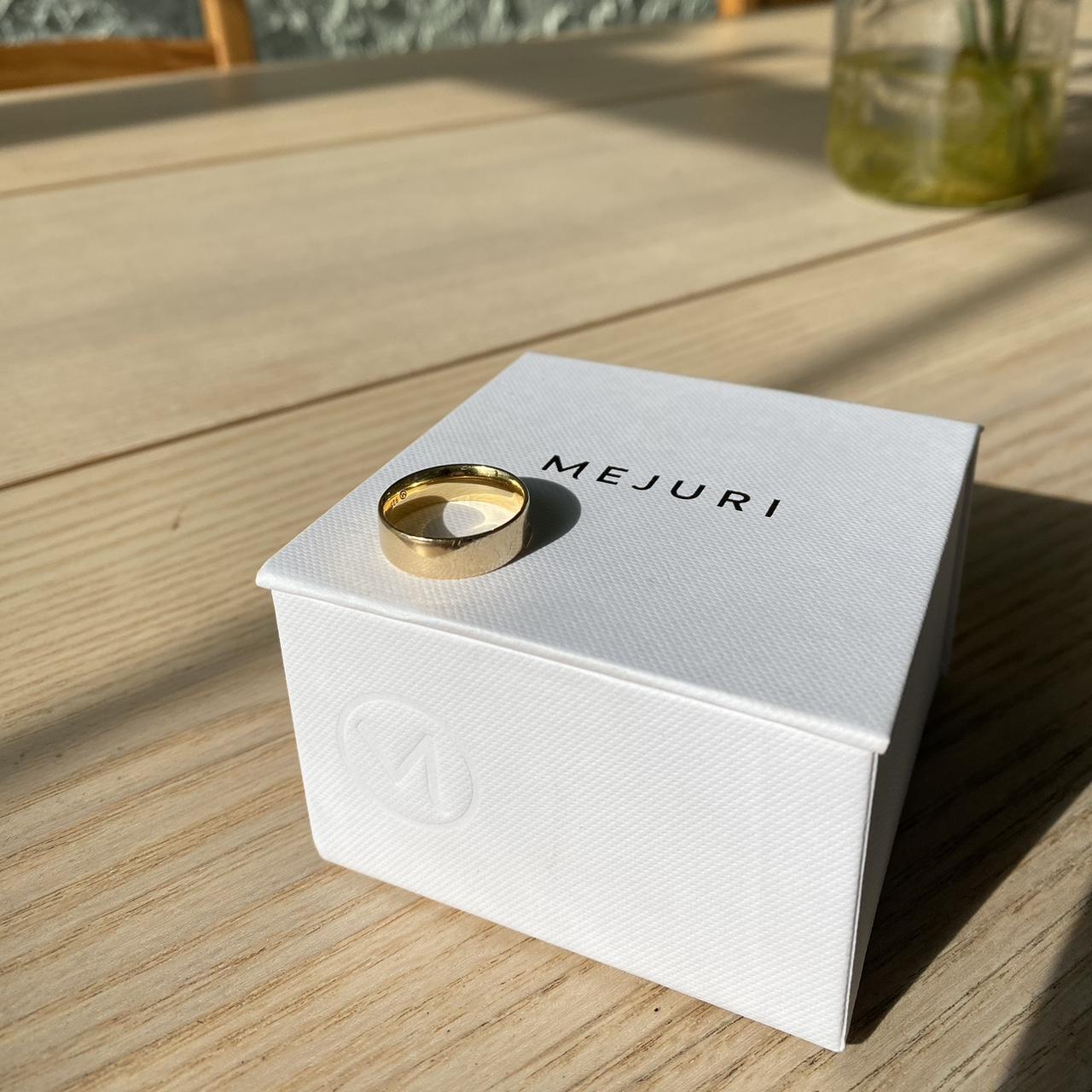 Mejuri Daily Stacker Ring 18k Gold Vermeil on... - Depop