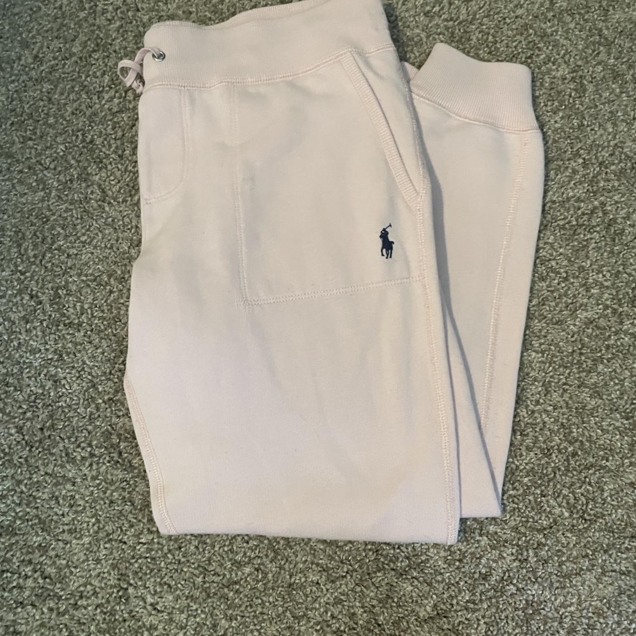 Pink polo sweats no rips or holes barely worn | Depop