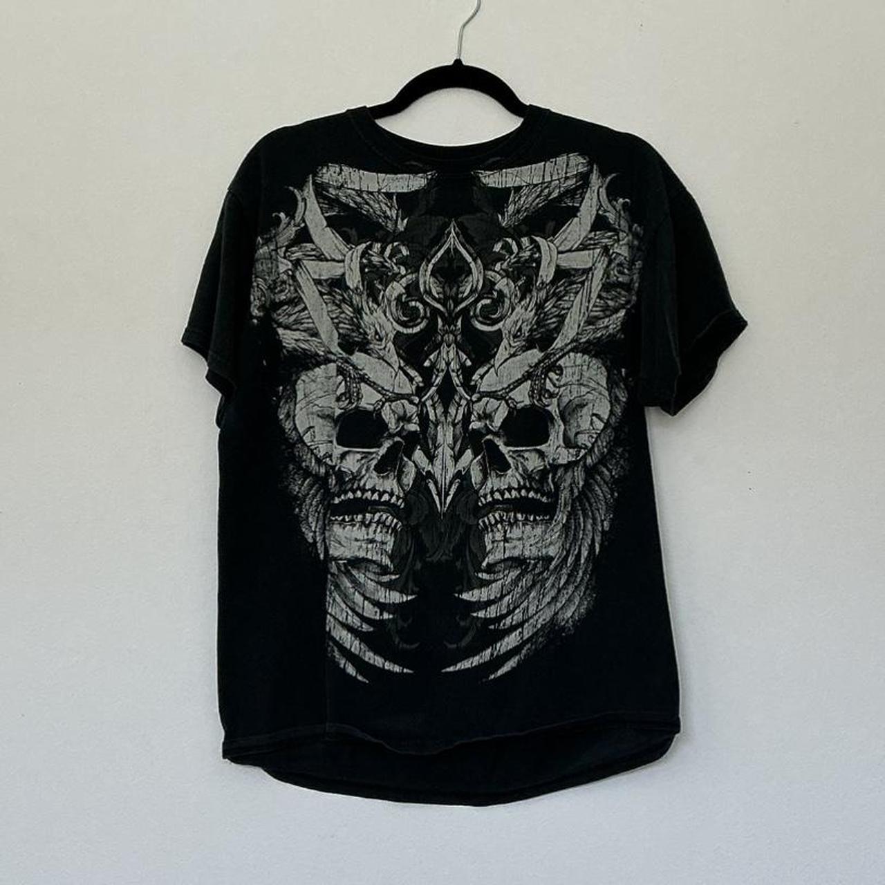 Dark gothic style shirt Good condition great for... | Depop
