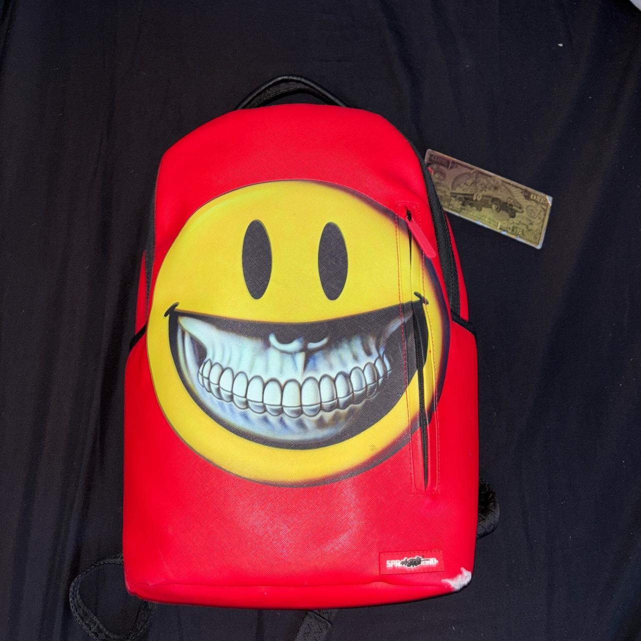 red Spray ground x Ron English backpack. Bought it... - Depop