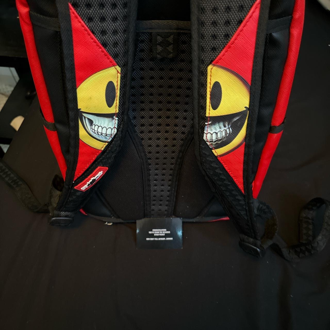 red Spray ground x Ron English backpack. Bought it... - Depop