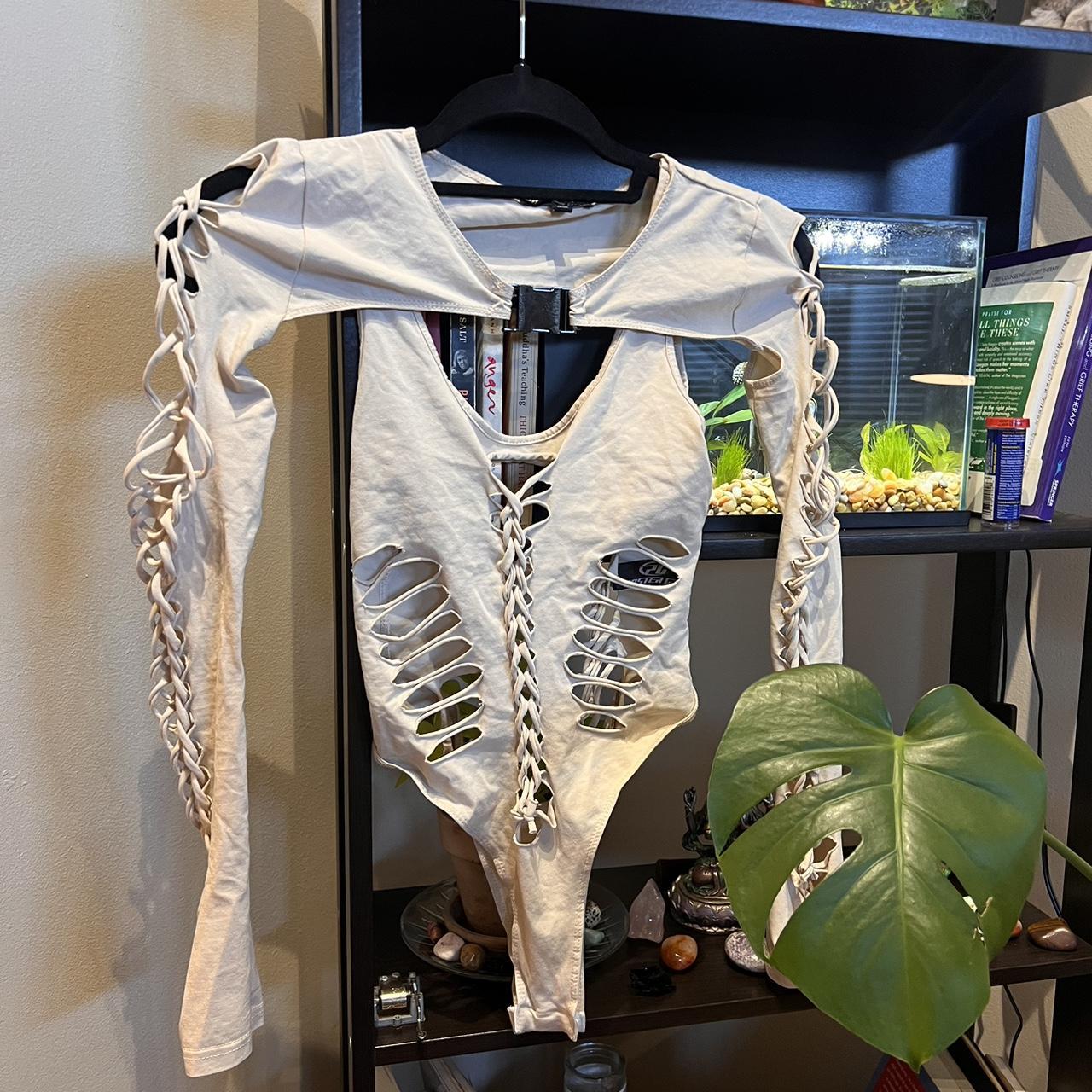 Dolls Kill rave bodysuit and shrug #rave #bodysuit... - Depop