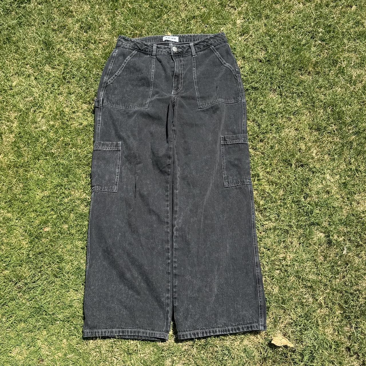 RSQ baggy cargo pants 10” leg opening size 31, all... - Depop