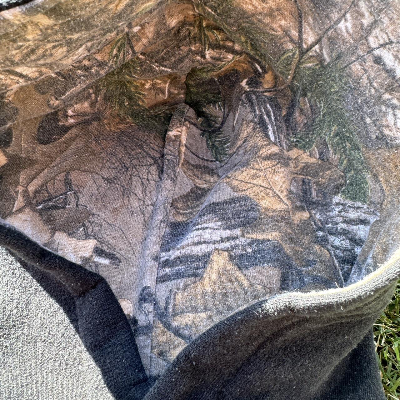Realtree Camo hoodie with camo inside print size XL,... - Depop