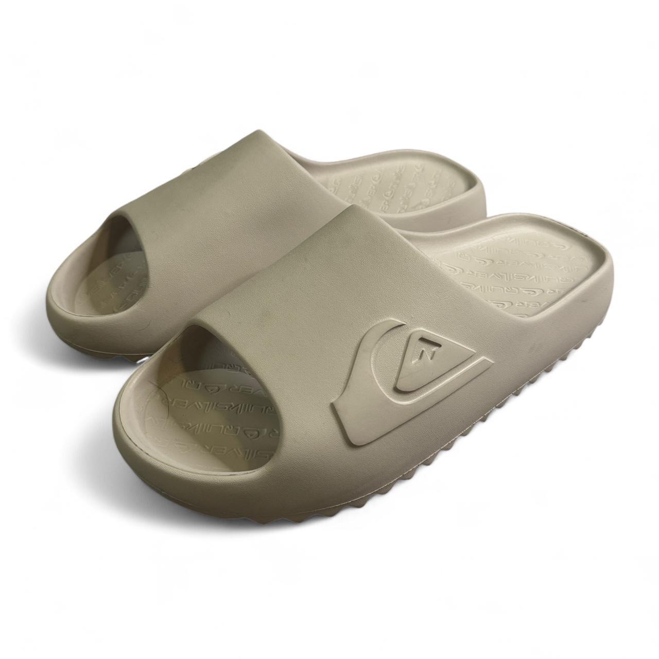 Quiksilver Yeezy style slides size 11, slides are... | Depop