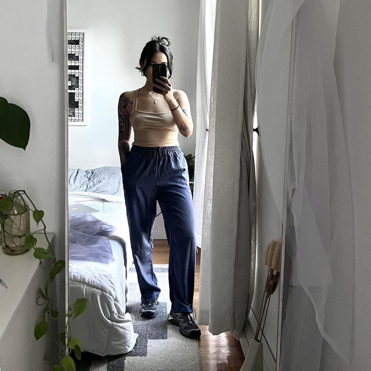 Brand new, never worn Native Youth navy pants... - Depop