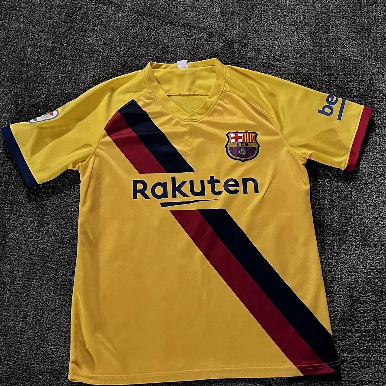 Yellow Barca kit plus another kit #soccer... | Depop
