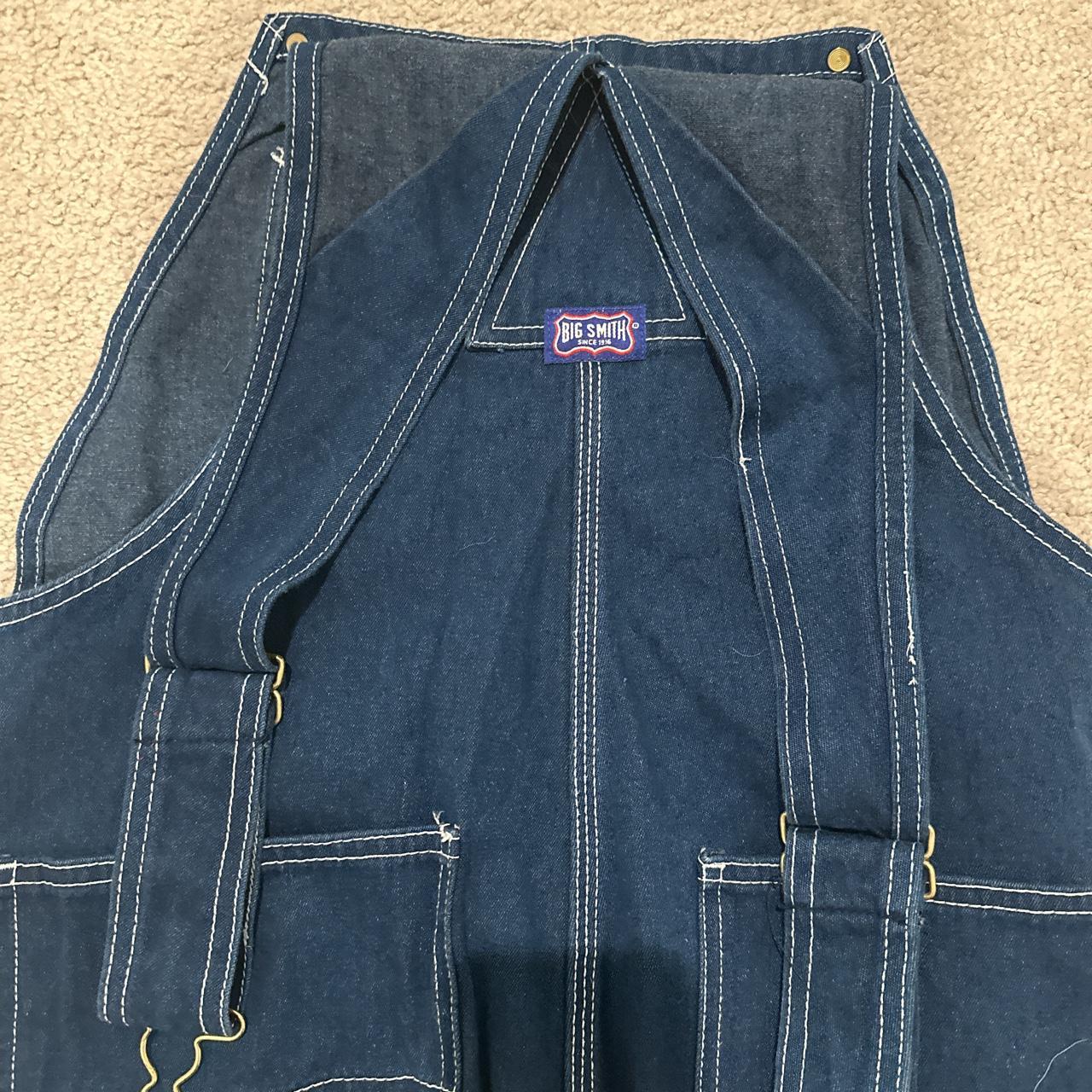 really cool big smith overalls size: 34 x 30... - Depop