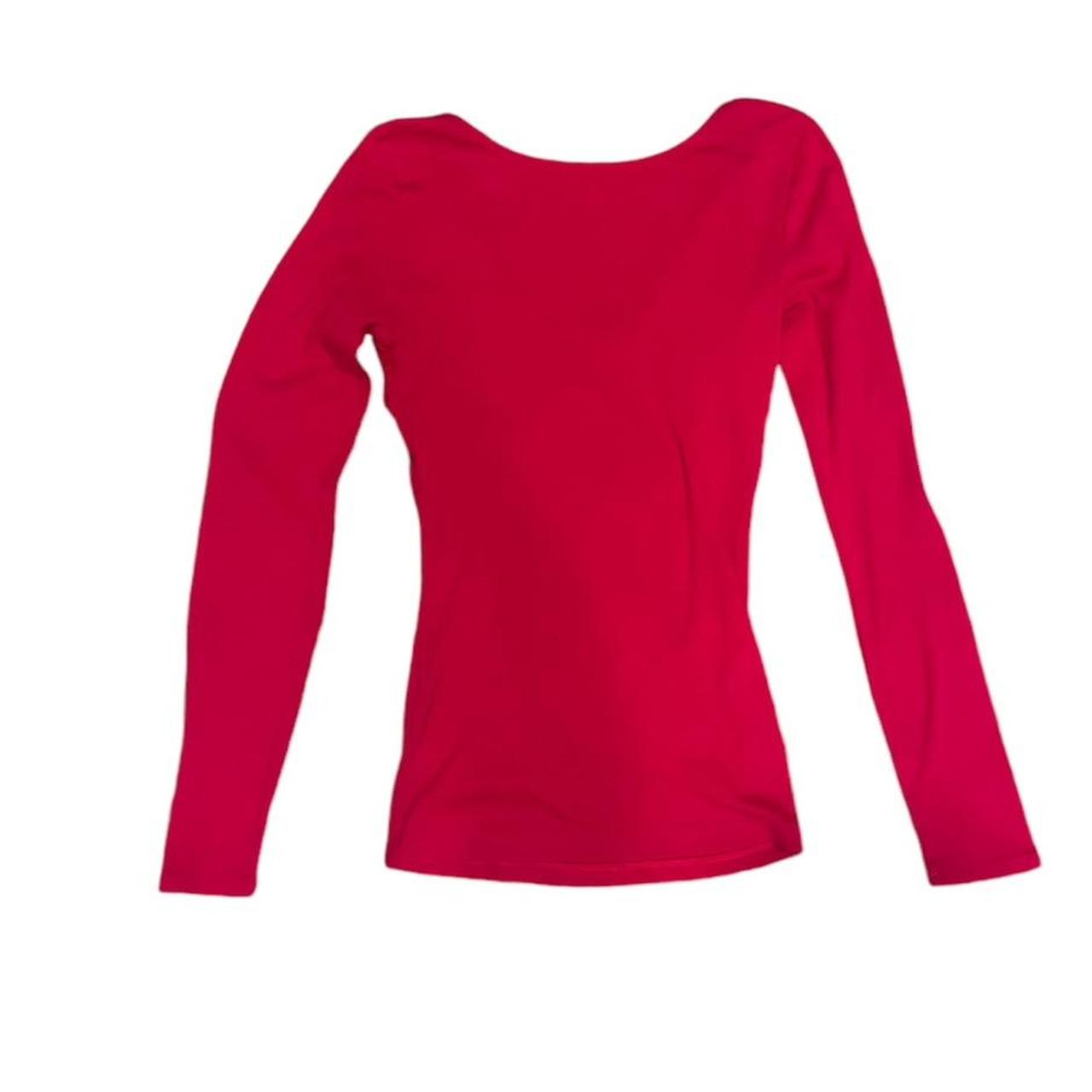 Pink Express Babydoll Long Sleeve Top size small... - Depop