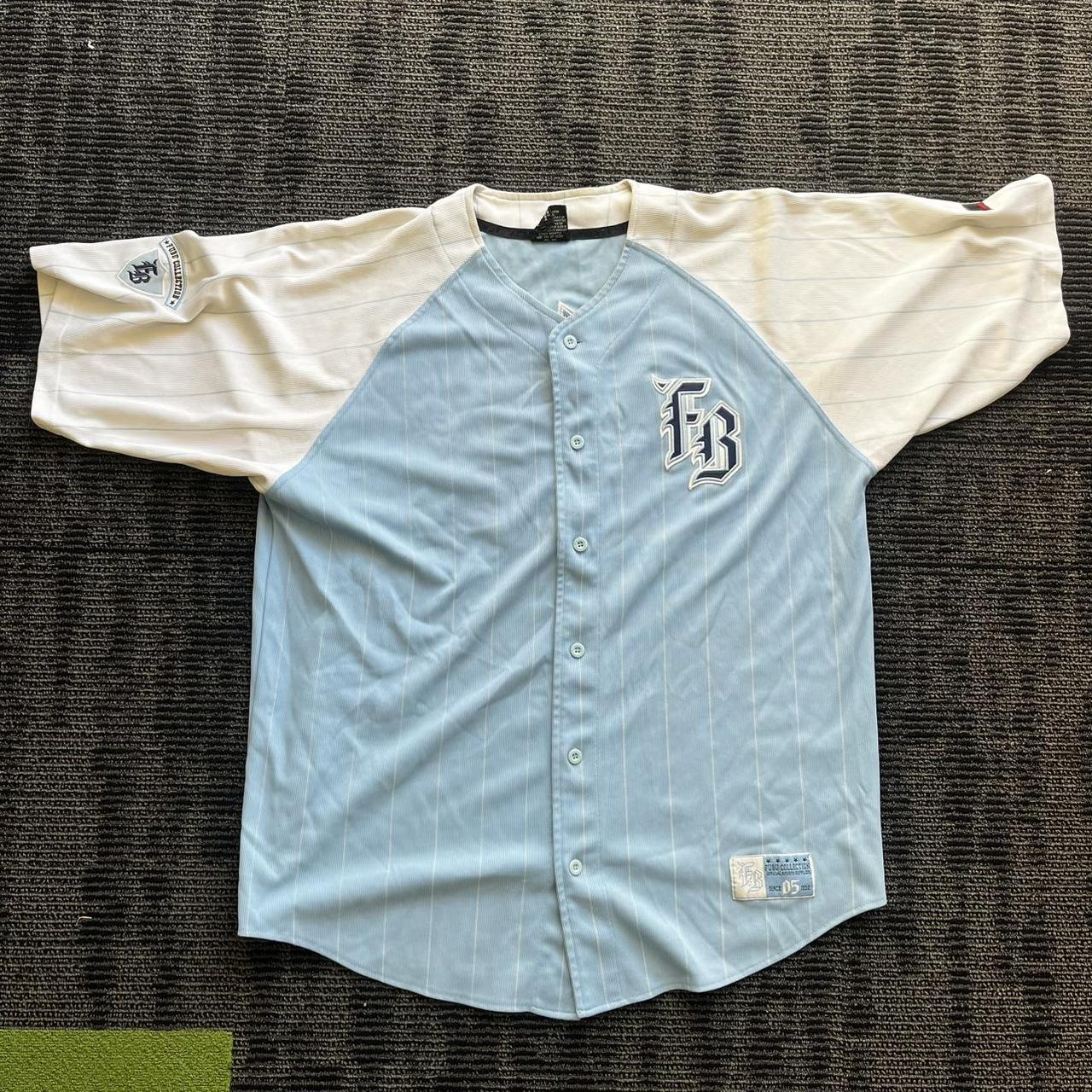 Vintage 90s FUBU Baseball Jersey - Size: XL -... - Depop