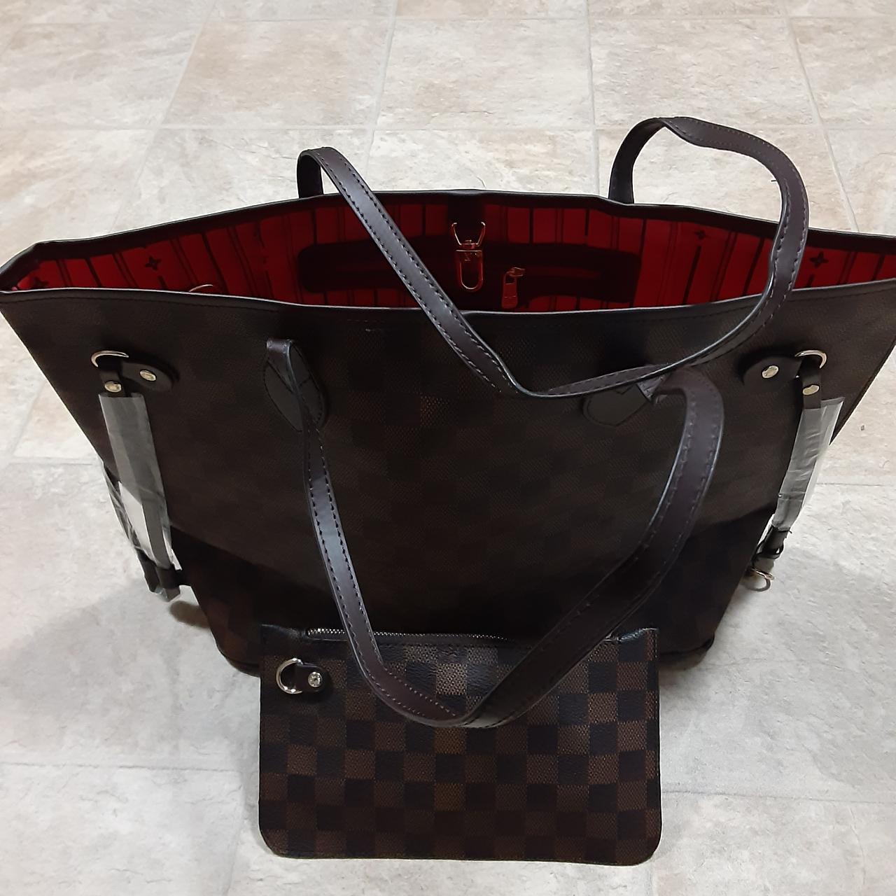 Type: Totes Pattern: Plaid Material: PU Leather... - Depop