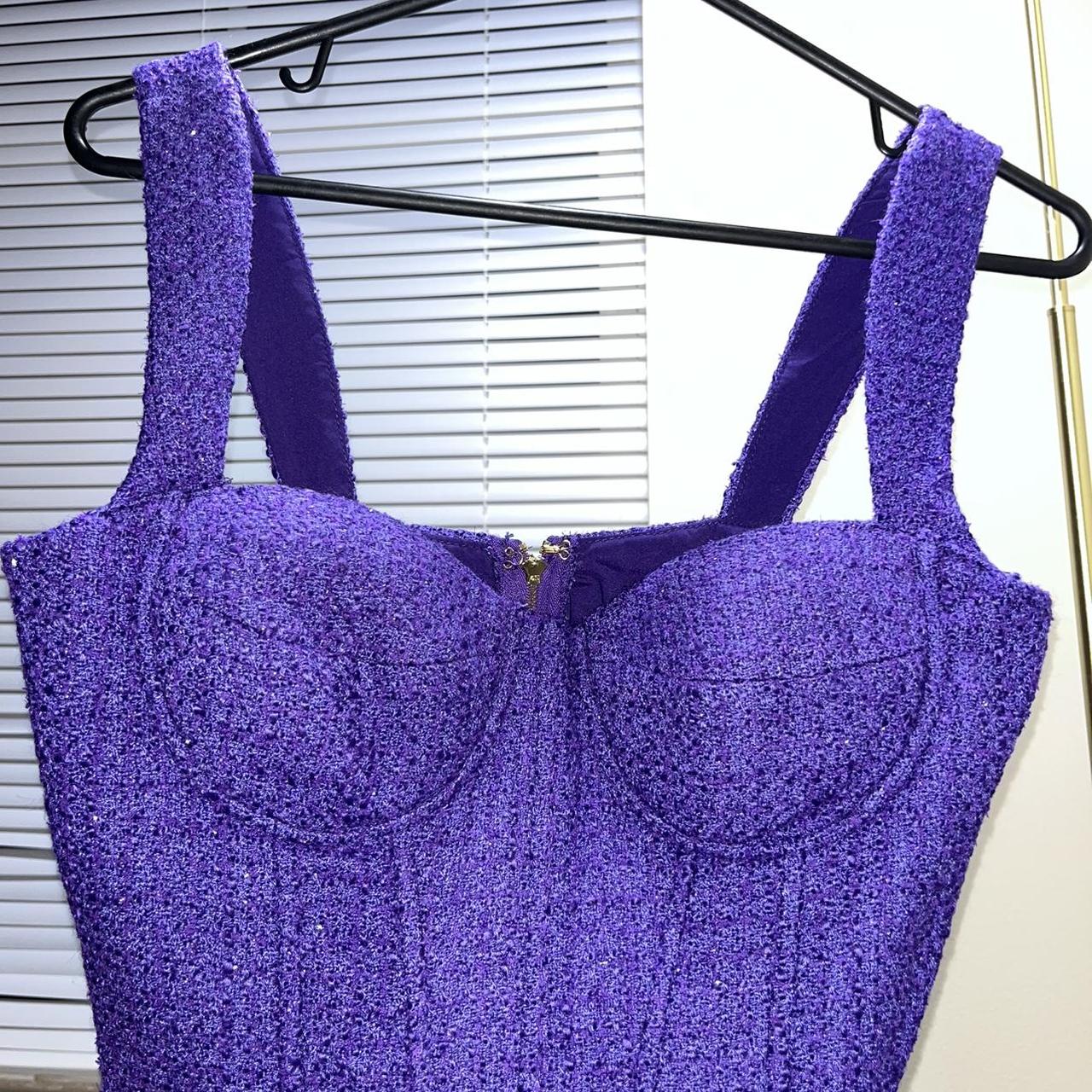 Aqua purple corset top. Limited edition... - Depop