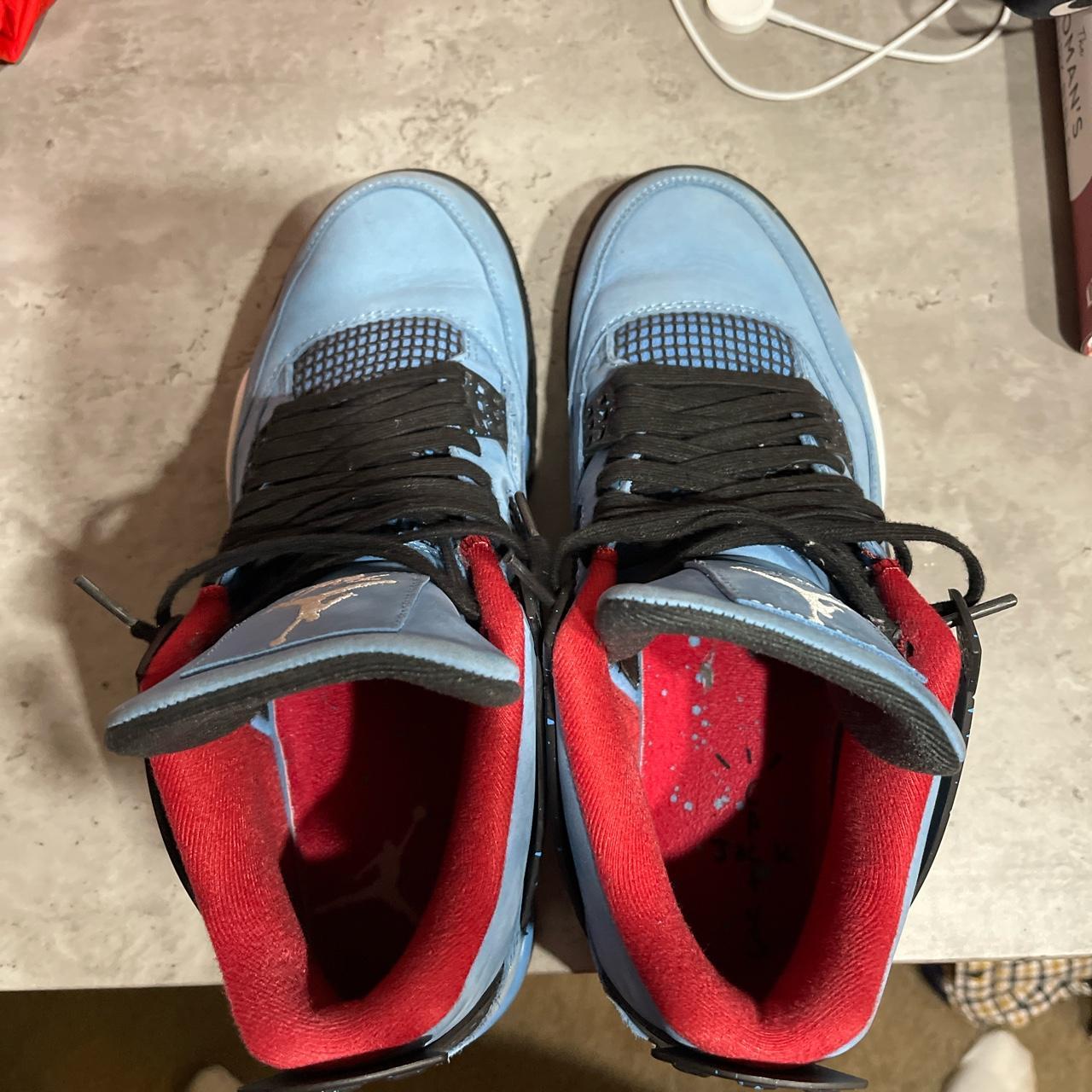 TRAVIS SCOTT 4’s JORDAN SIZE 12 NO BOX WORN :::... - Depop