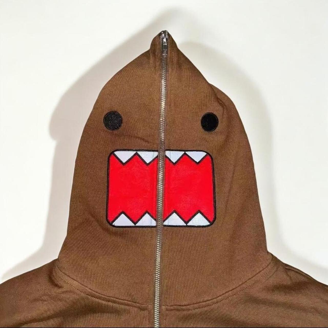DOMO zip up jacket Size: Large it’s brown 👀, red... | Depop