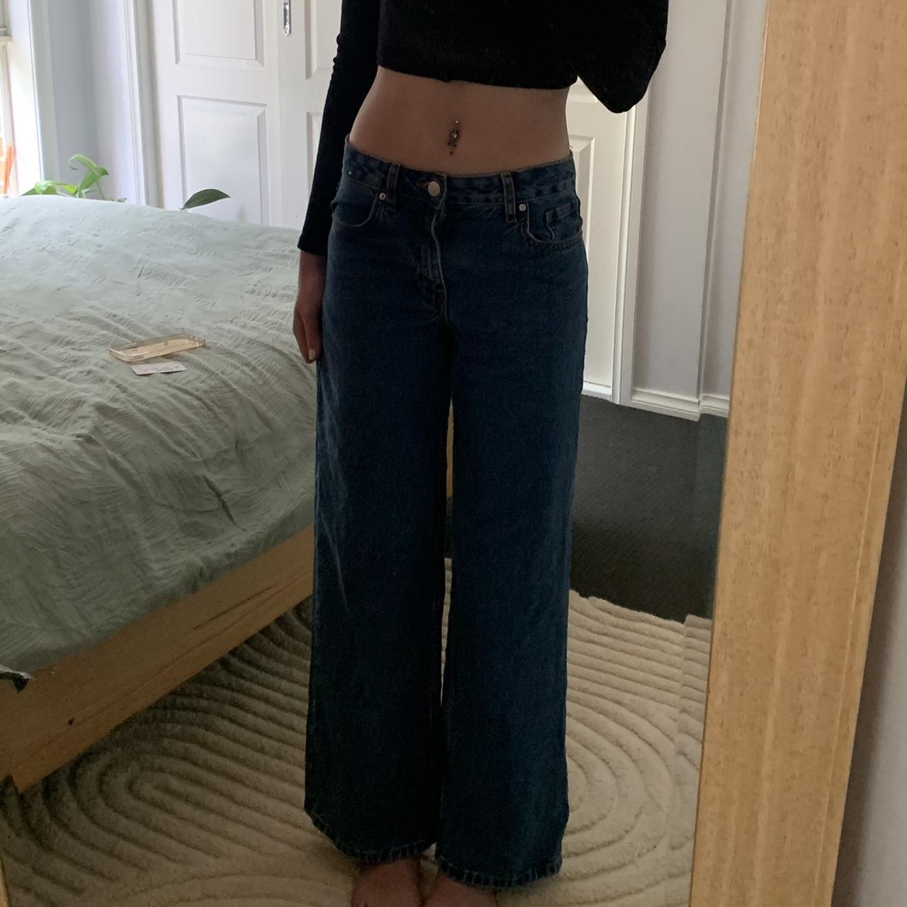 Size 6 Supré Low Rise Jeans in blue. Fits size 6-8.... - Depop