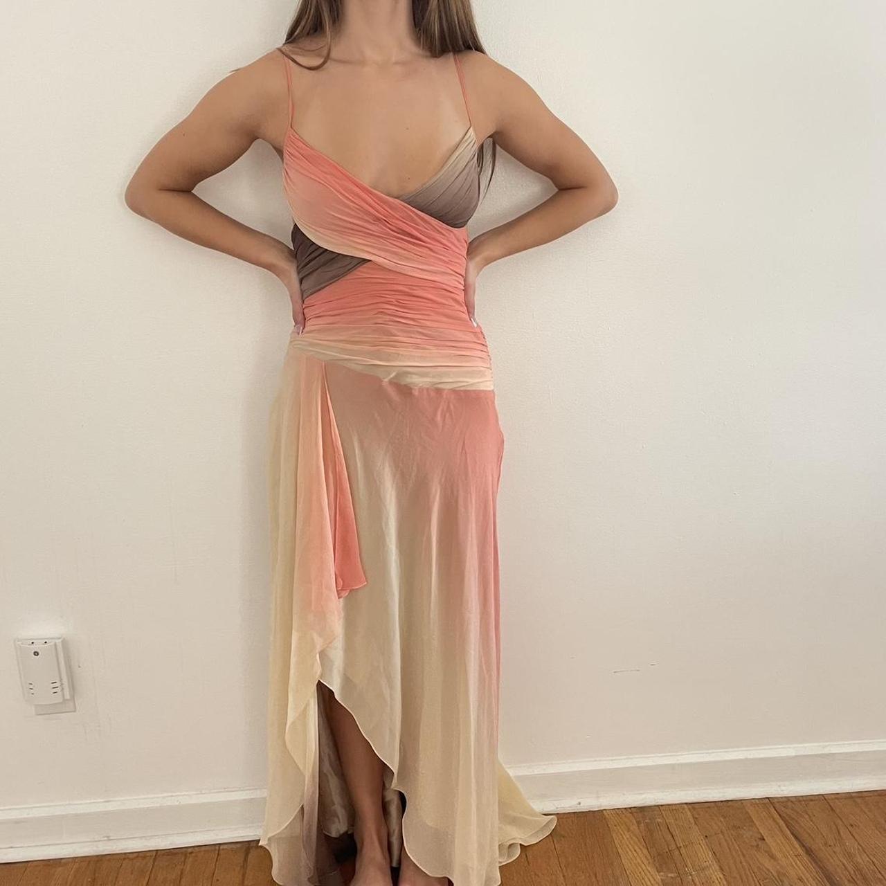 vintage bcbgmaxazria prom dress/formal evening gown.... - Depop