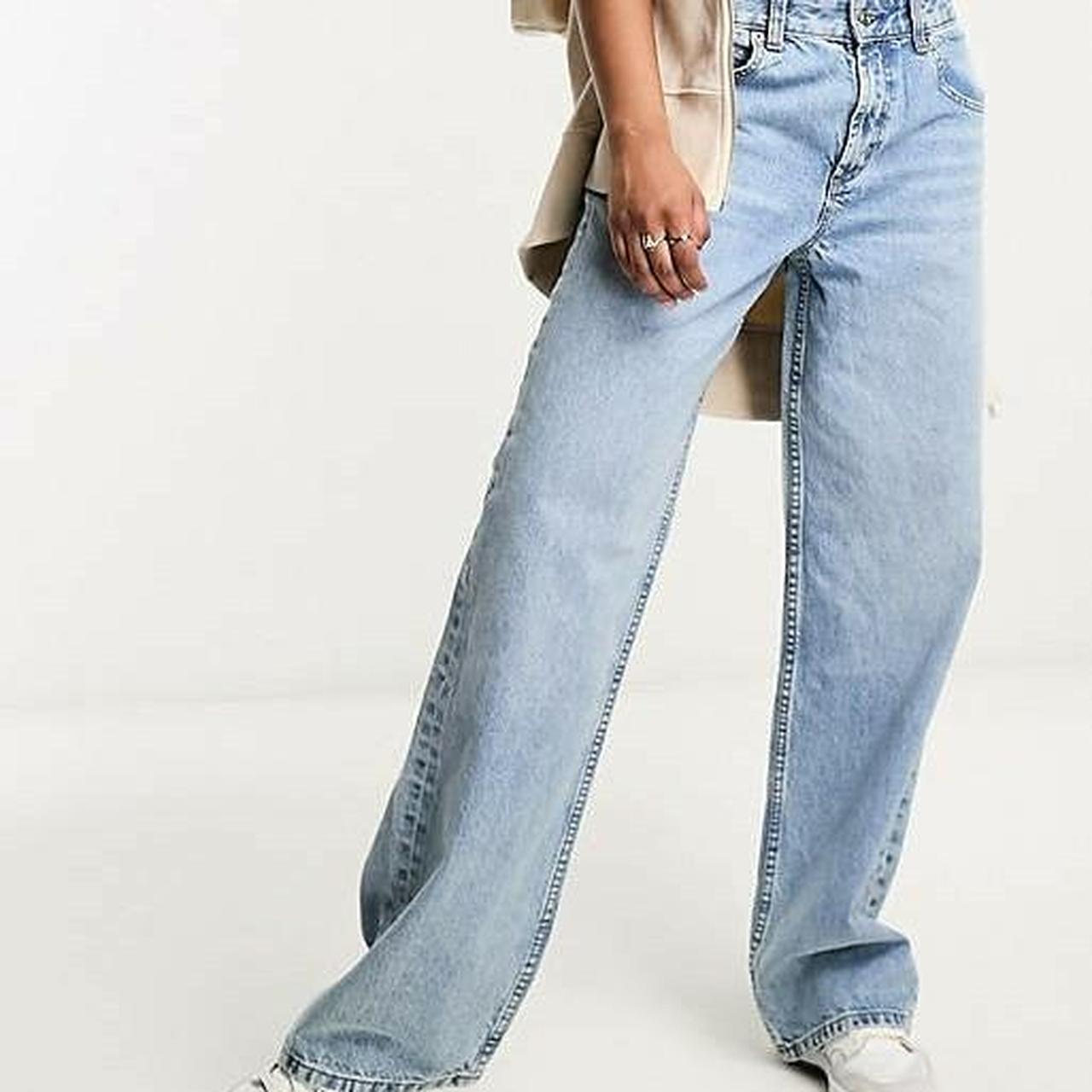 ASOS DESIGN baggy boyfriend jean in light... - Depop
