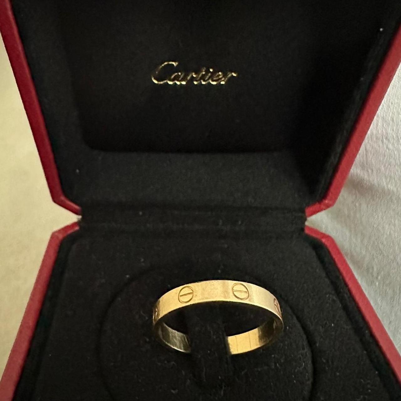 Authentic Cartier Love Ring Size 61mm Purchased Depop