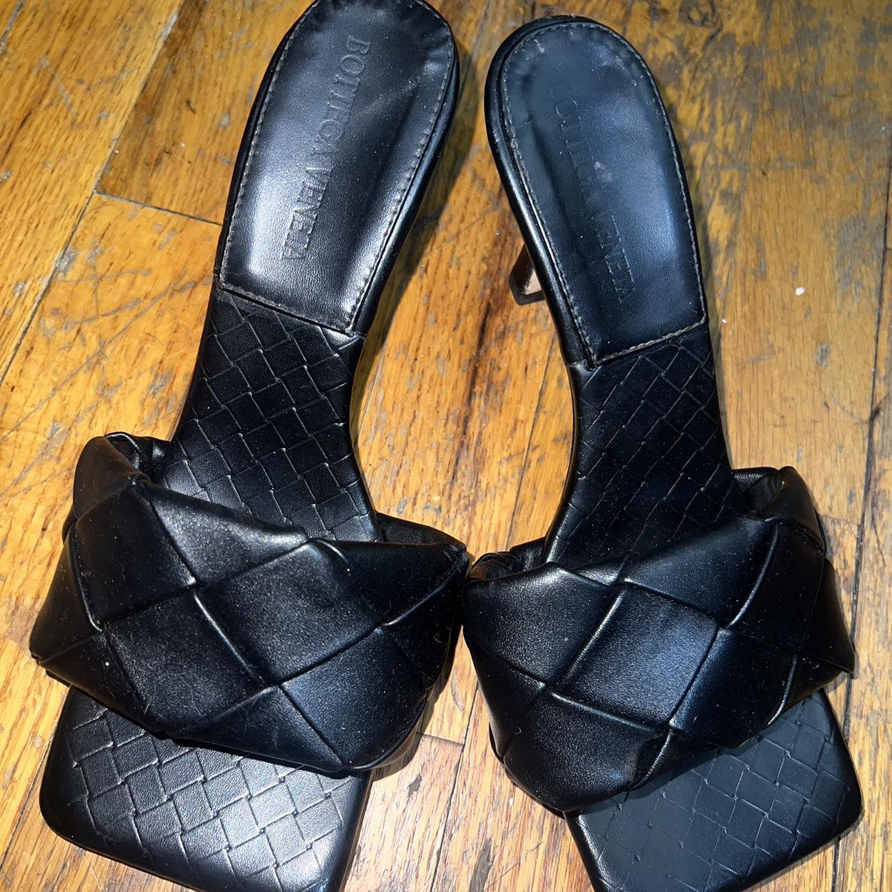 Bottega Veneta mules black . - Depop
