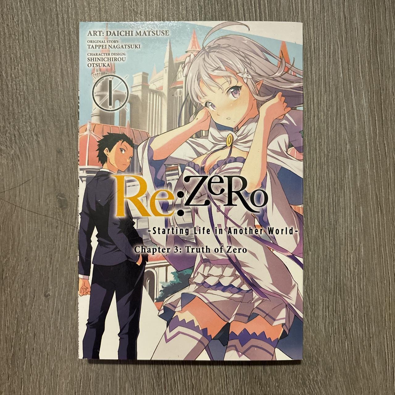 re zero chapter 3: truth of zero manga part one - Depop