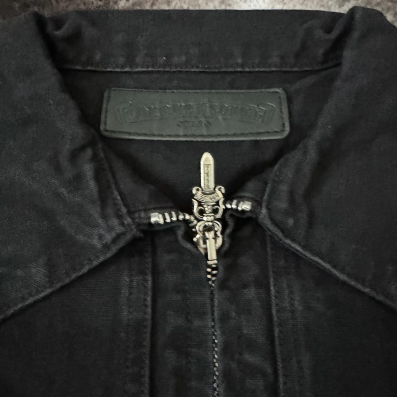 Chrome Hearts Denim Jacket Size M Crazy... - Depop
