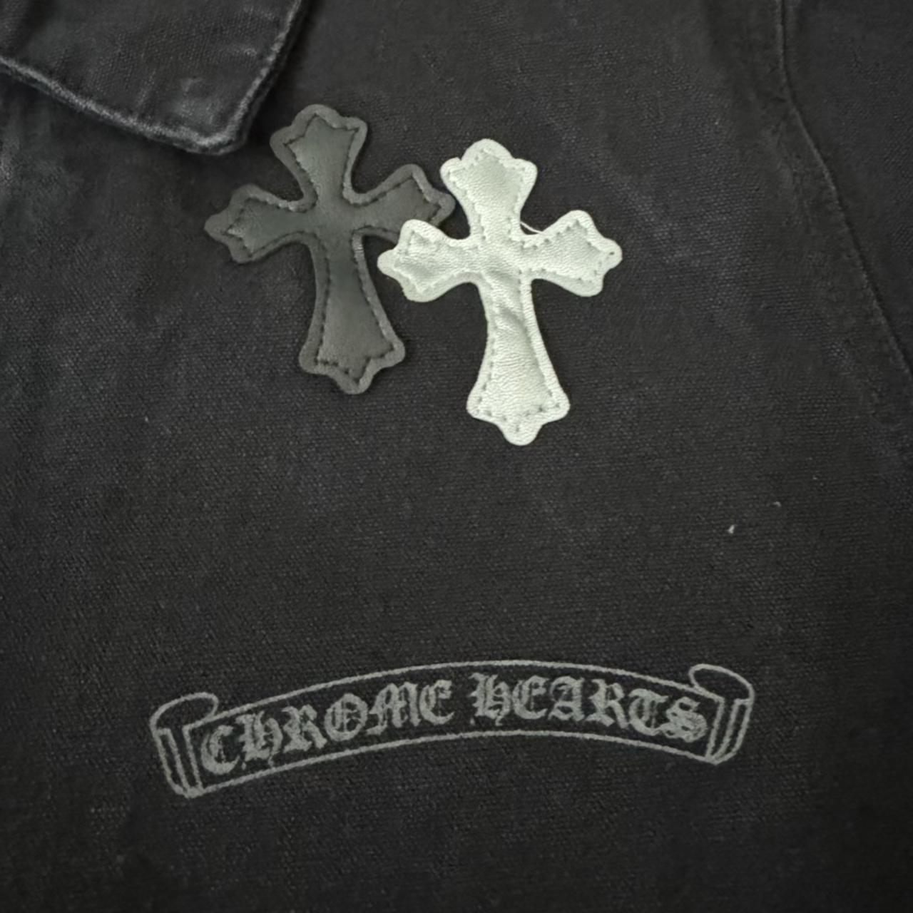 Chrome Hearts Denim Jacket Size M Crazy... - Depop