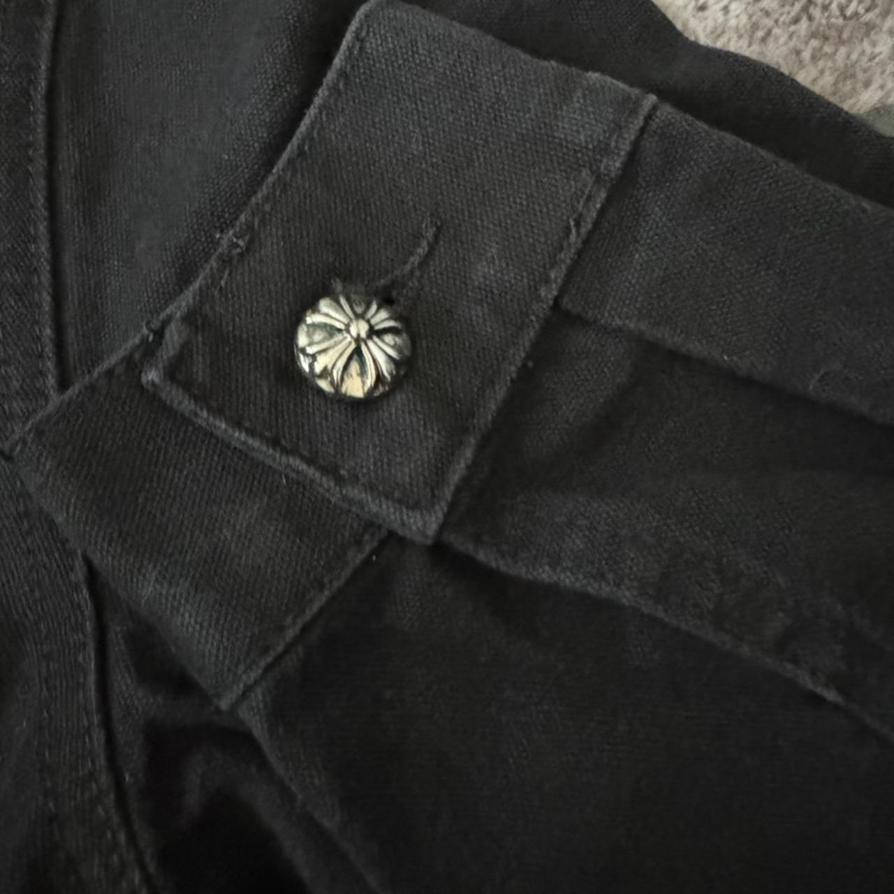 Chrome Hearts Denim Jacket Size M Crazy... - Depop