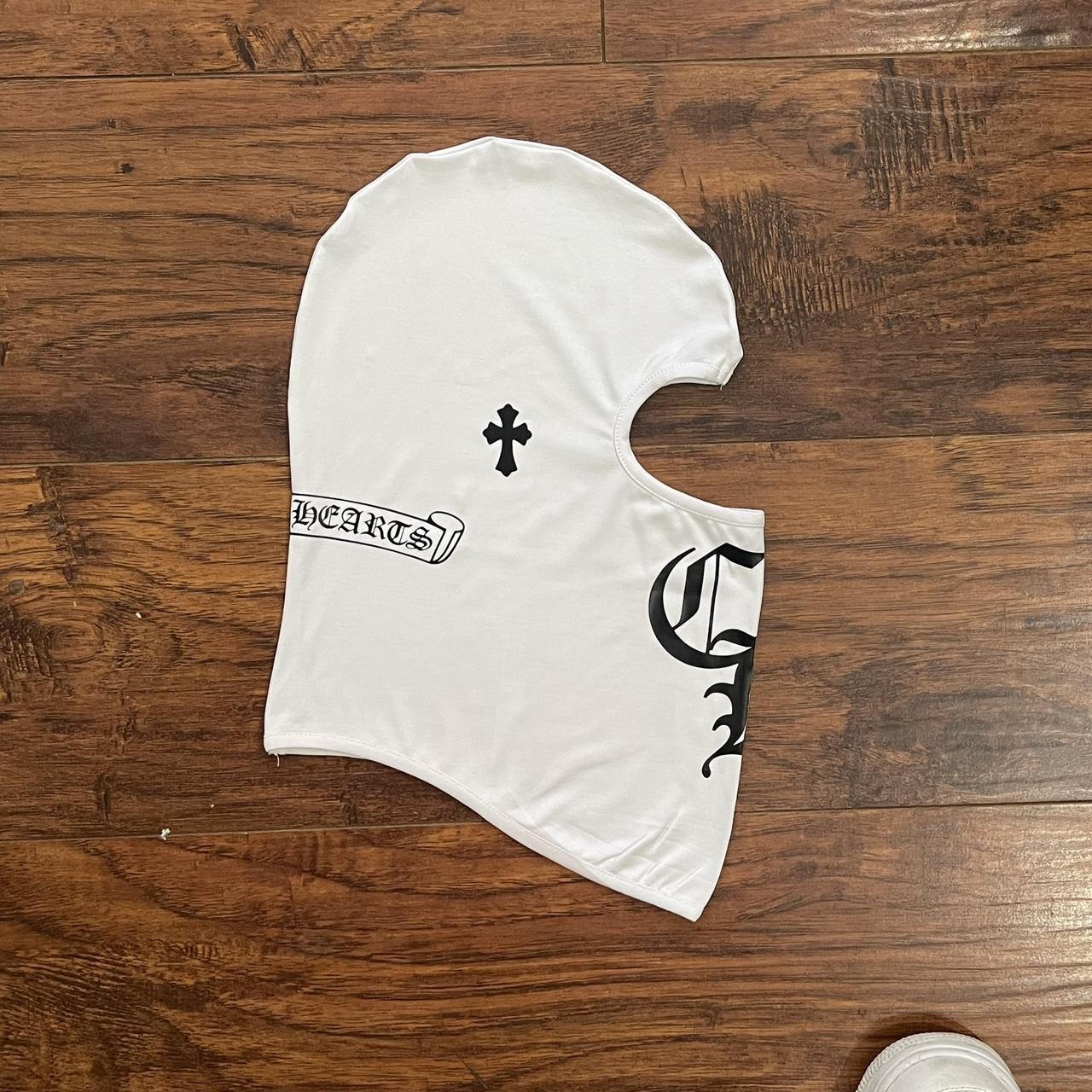 WHITE CH SKI MASK #WHITE #chromehearts #skimask... - Depop