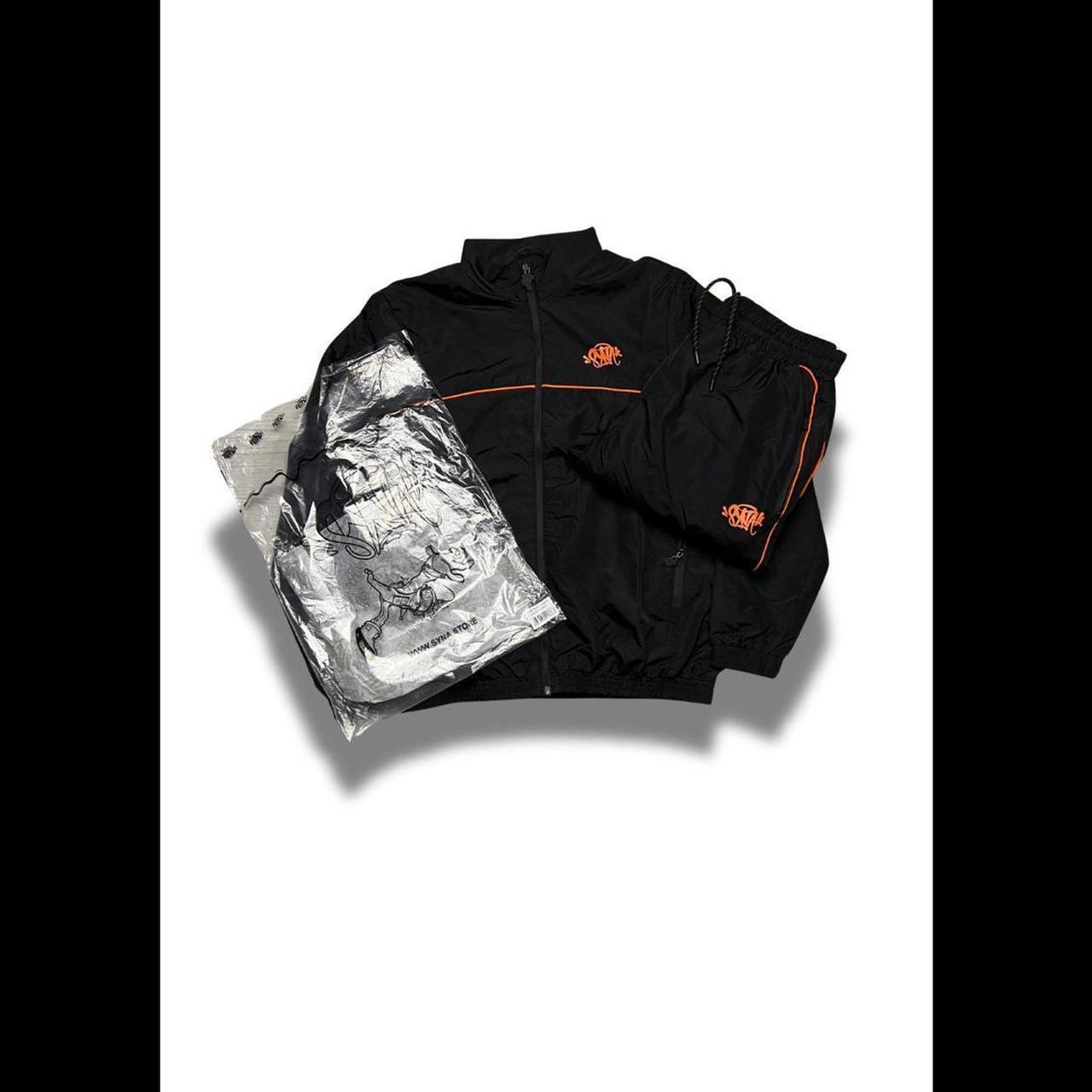 Syna World Shell Tracksuit “BLACK/ORANGE” SİZE : L... - Depop
