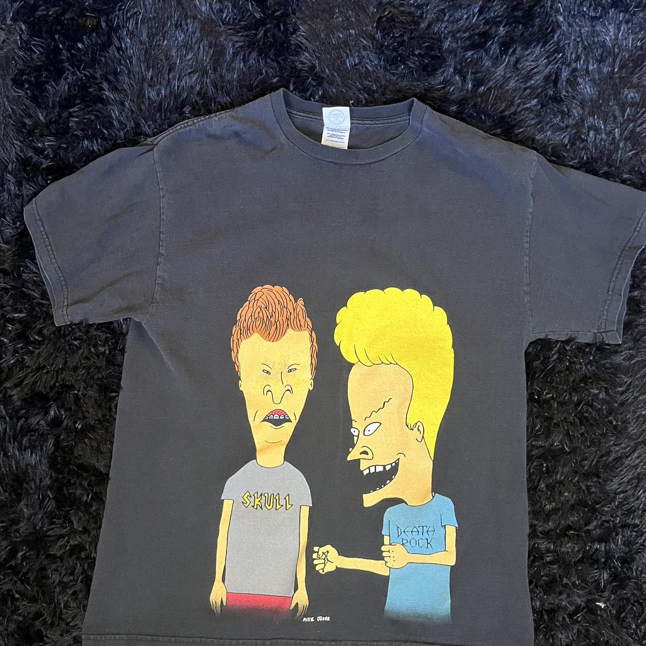 RARE 90s Beavis and ButtHead T-Shirt -Size... - Depop