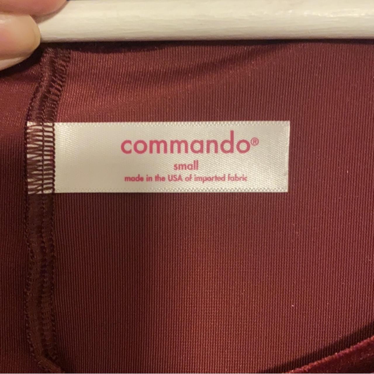 Commando Red Velvet Bodysuit- Size S Great for the... - Depop