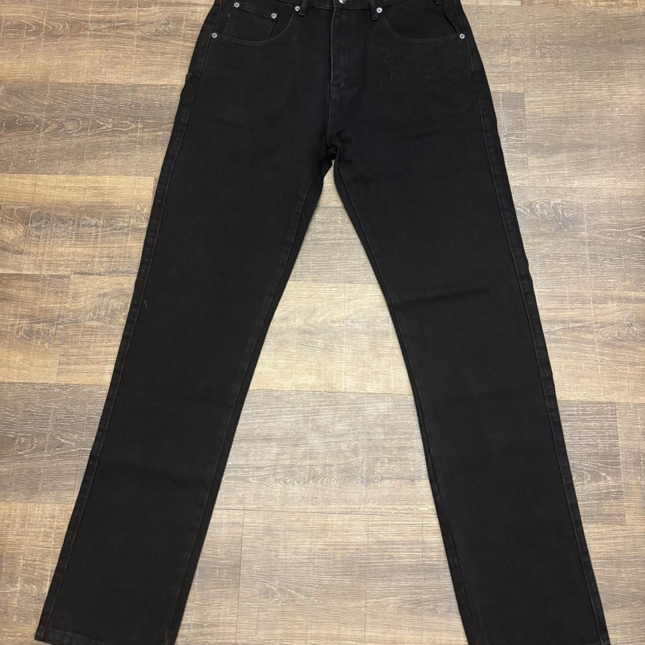 BNWB Project Capri Black Denim Straight Leg Jeans -... - Depop